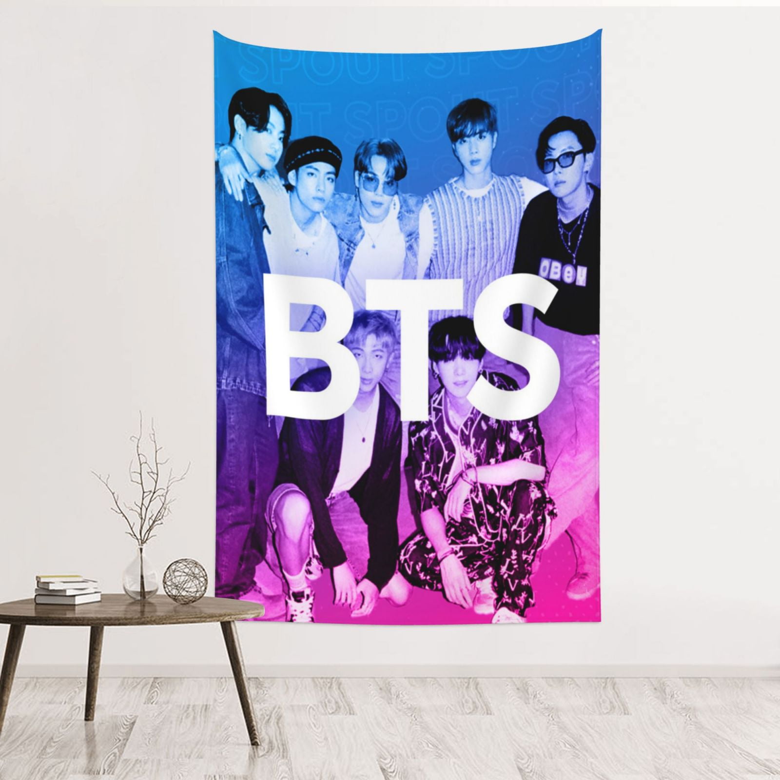 Kpop Bts Tapestry Wall Hanging Home Decoration Wall Blanket Dormitory ...