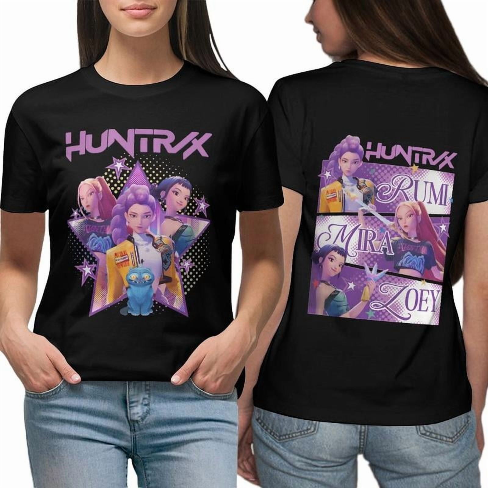 Kpop Demon Hunt-ers Shirt T-Shirts Short Sleeve,Unisex Two-sided ...