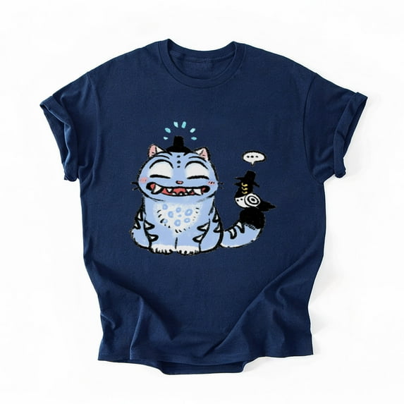 Kpop Demon Hunter Movie Derpy Tiger Tee, Derpy the Tiger And Bird Demon ...