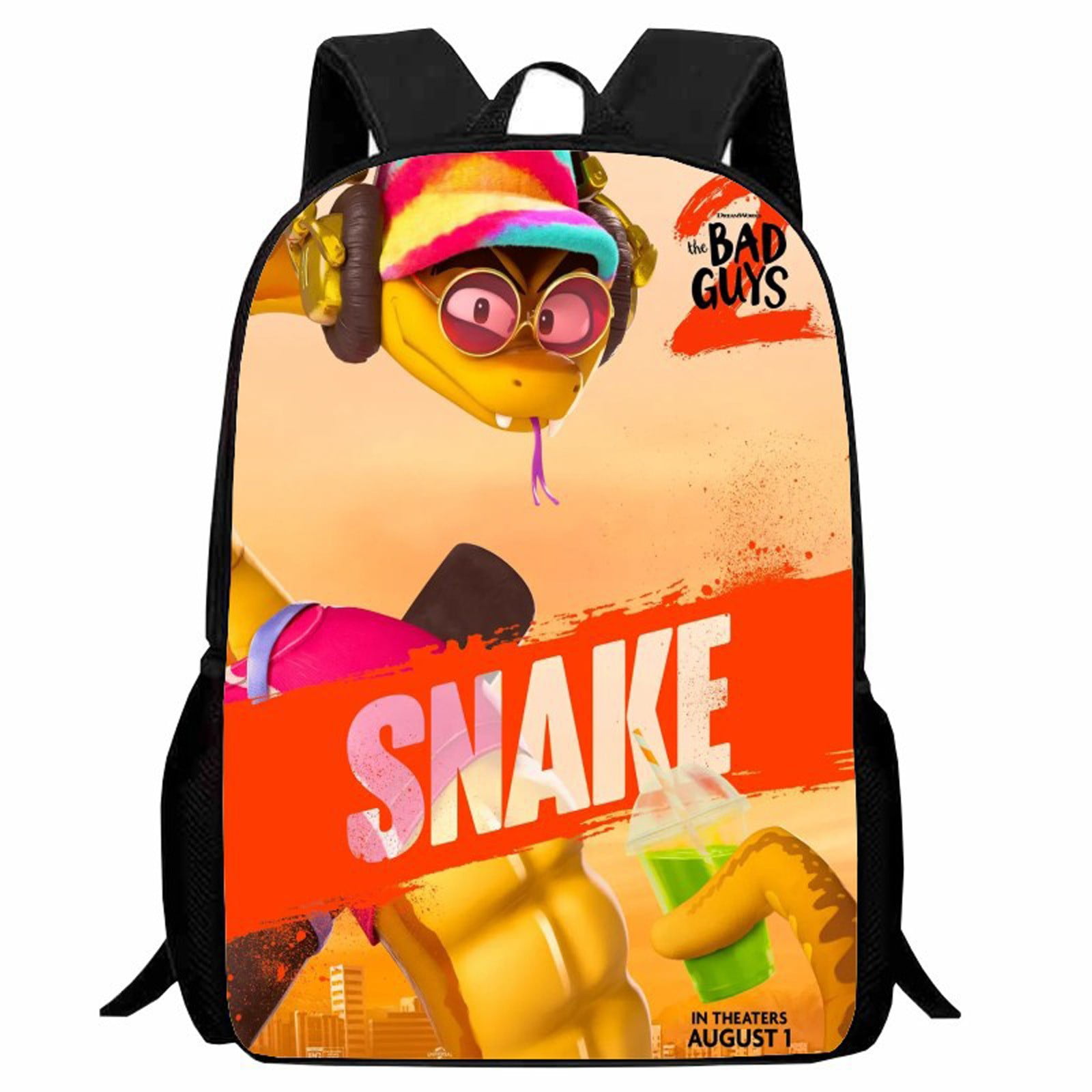 The Bad Guys Backpack,15.7In The Bad Guys Movie Print School Bag ...