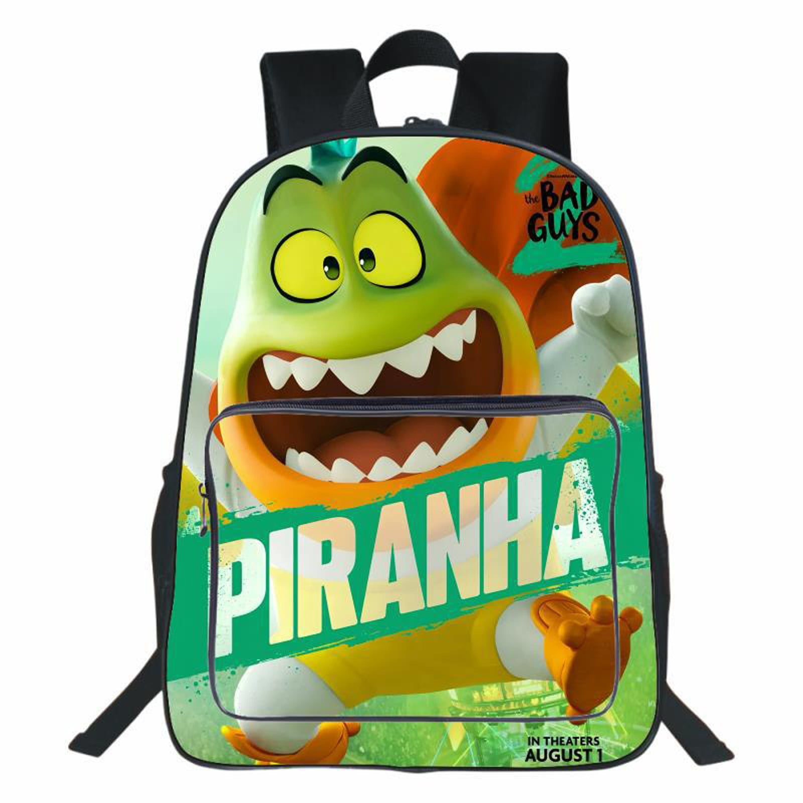 The Bad Guys Backpack,15.75In The Bad Guys Movie Print School Bag,Back ...