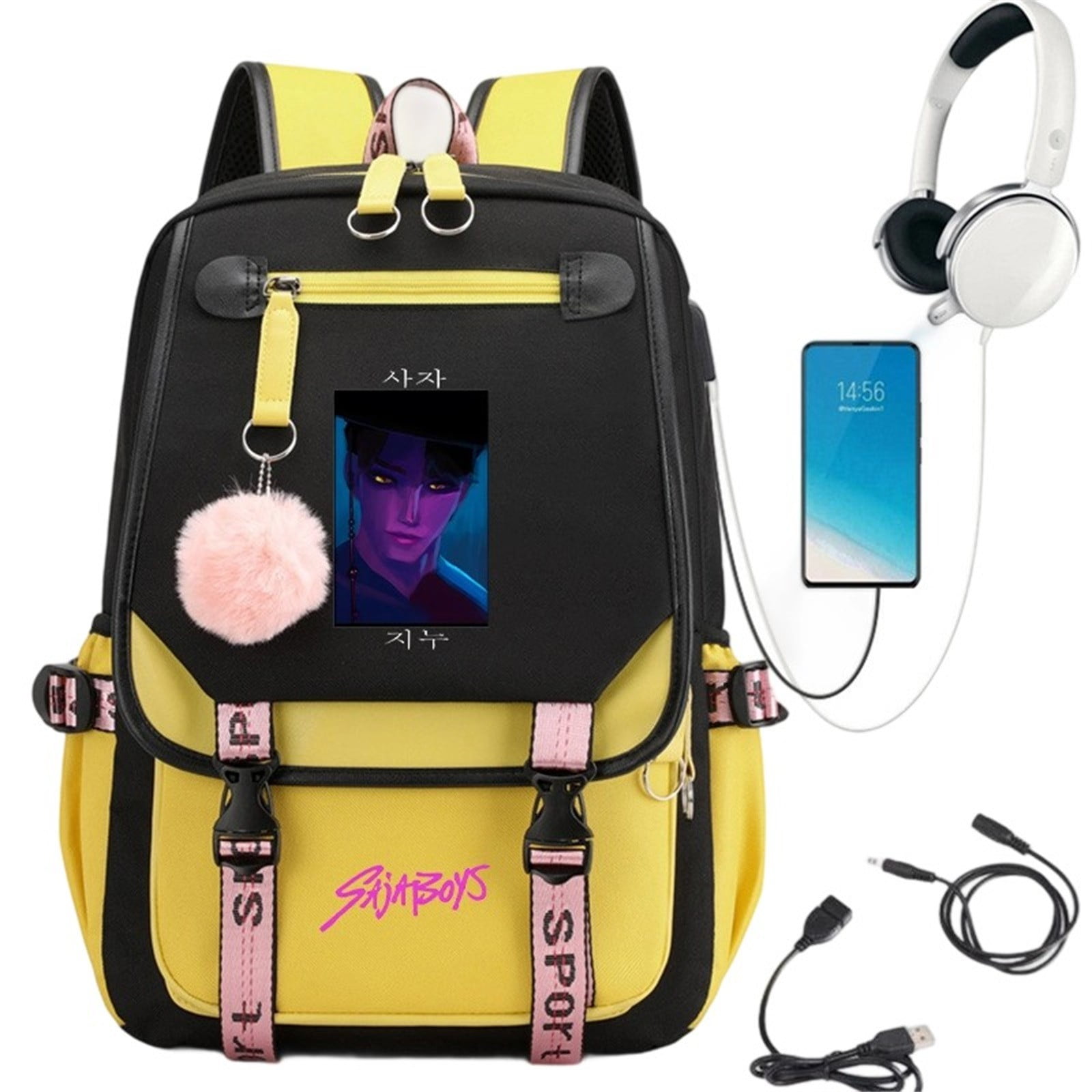 Kpop Demon Hunters Backpack Backpack,Back To School,Cartoon Cute Travel ...