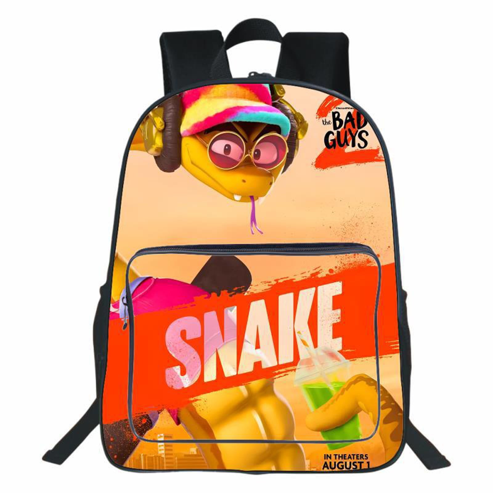 The Bad Guys Backpack,19In The Bad Guys Movie Print School Bag,Welcome ...