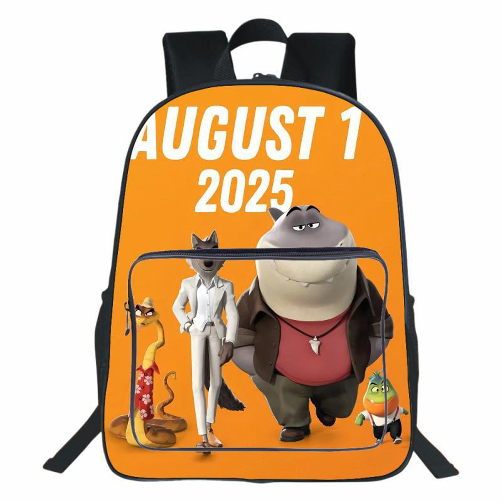 The Bad Guys Backpack,17In The Bad Guys Movie Print School Bag,Daypack ...