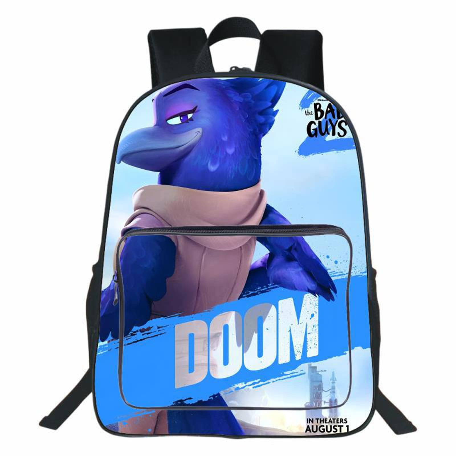 The Bad Guys Backpack,17In The Bad Guys Movie Print School Bag,3d Print ...