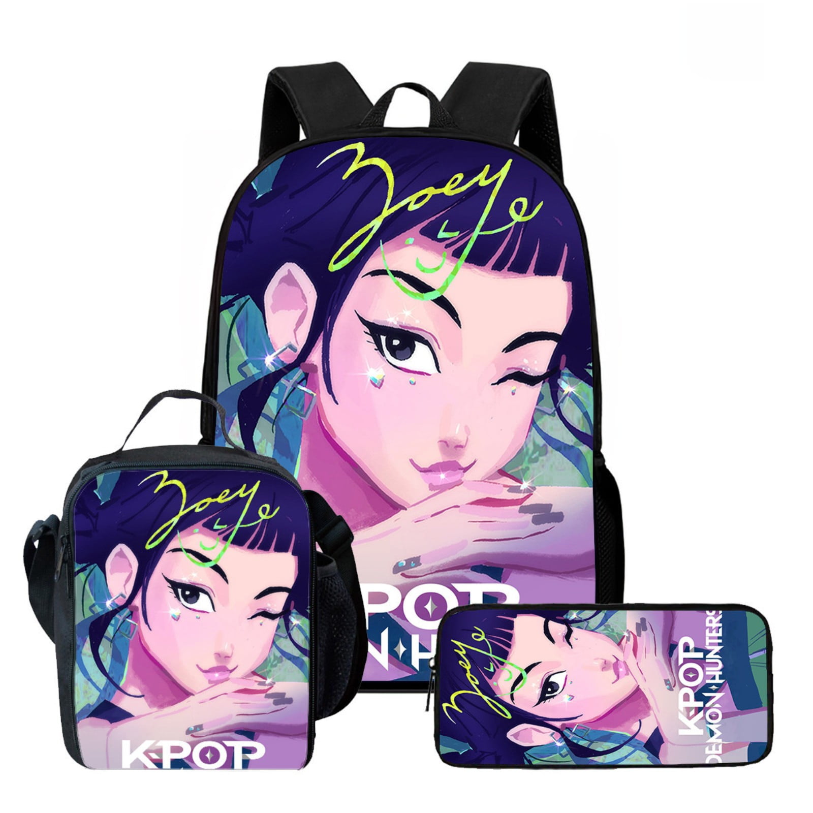 Kpop Demon Hunters Backpack, Kpop Fans Student Backpack Cartoon Casual ...