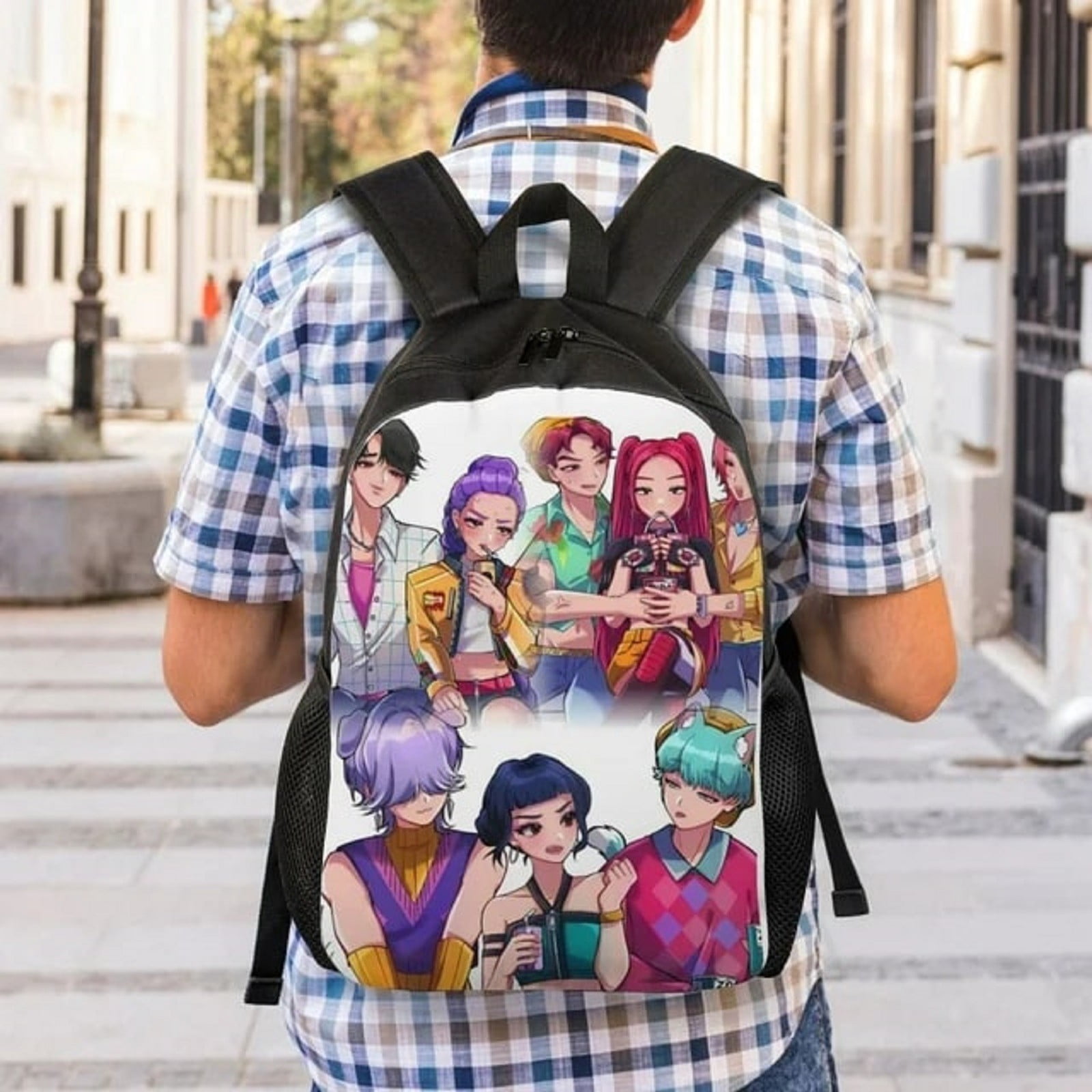 Kpop Demon Hunters Backpack Lightweight Kpop Demon Hunters Backpack ...