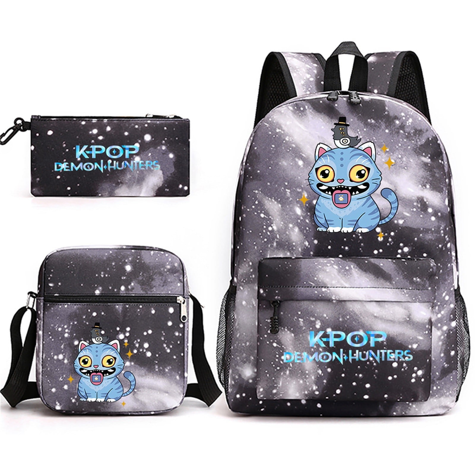 Kpop Demon Hunters Backpack merch, Kpop Cartoon Anime Characters Large ...