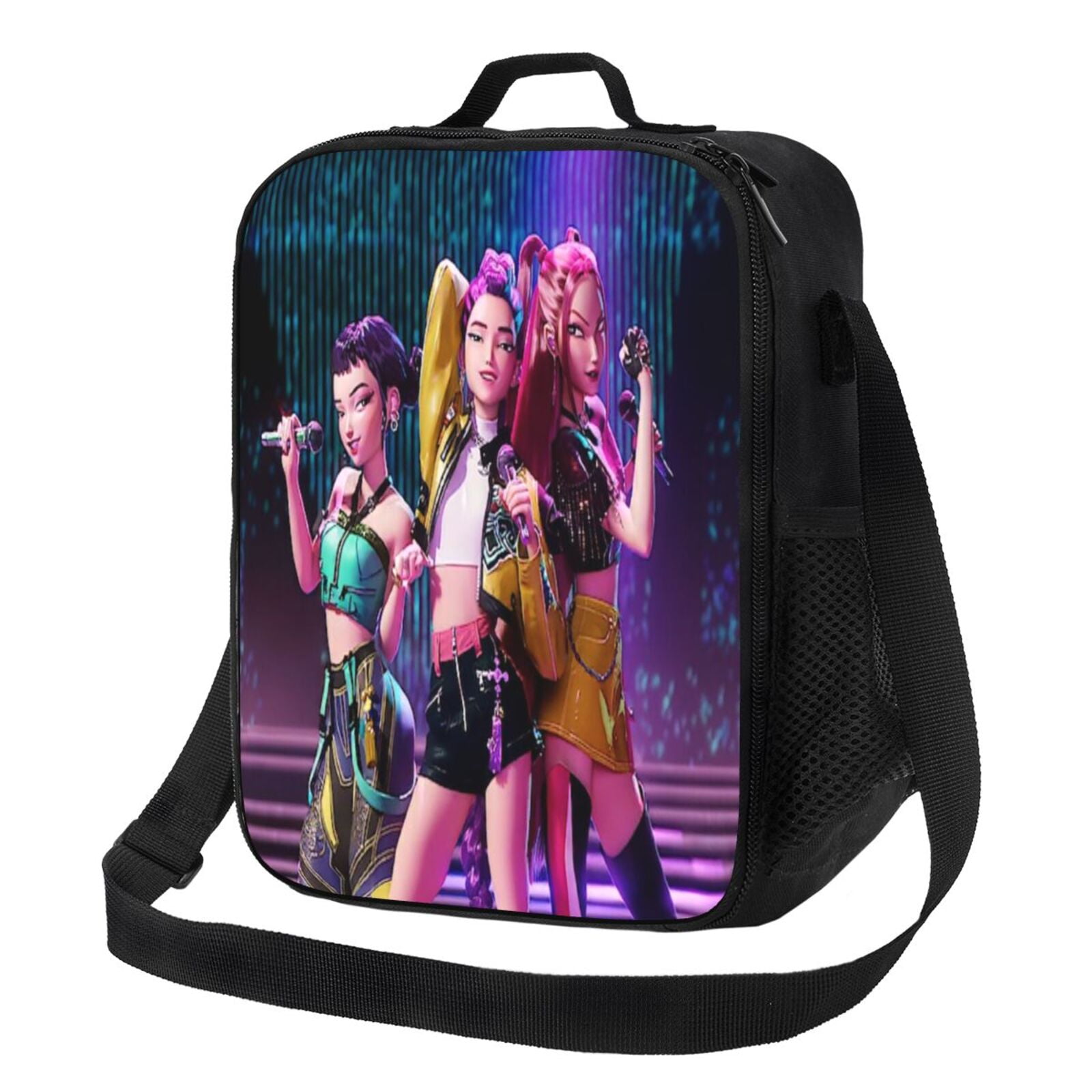 Kpop Demon Hunters Bento Bag Printed Design Insulated Single Room ...