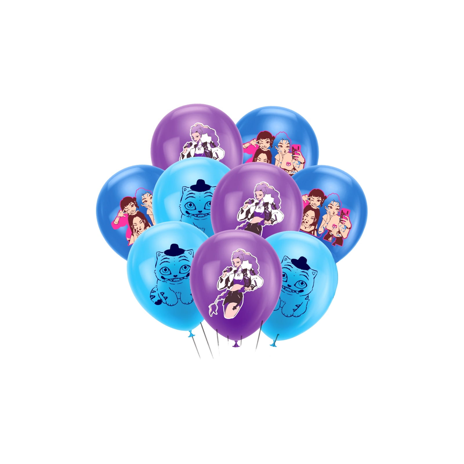 Kpop Demon Hunters Birthday Decorations Kit - Complete Party Set with ...