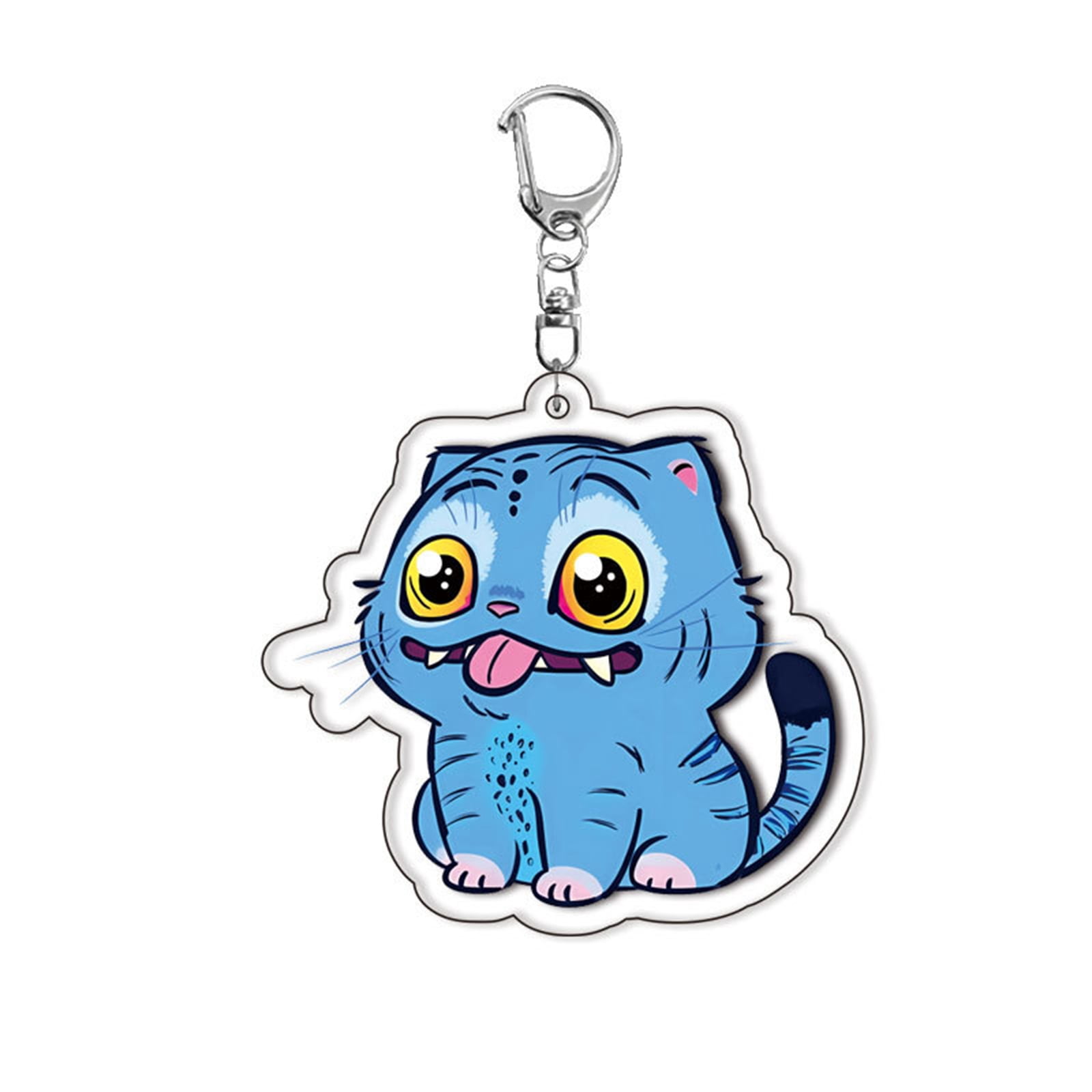 Kpop Demon Hunters Cartoon Anime Transparent Acrylic Keychain Pendant ...