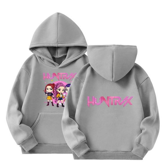 Kpop Demon Hunters Costume Children's Kpop Witch Hunt Hooded Sweatshirt ...