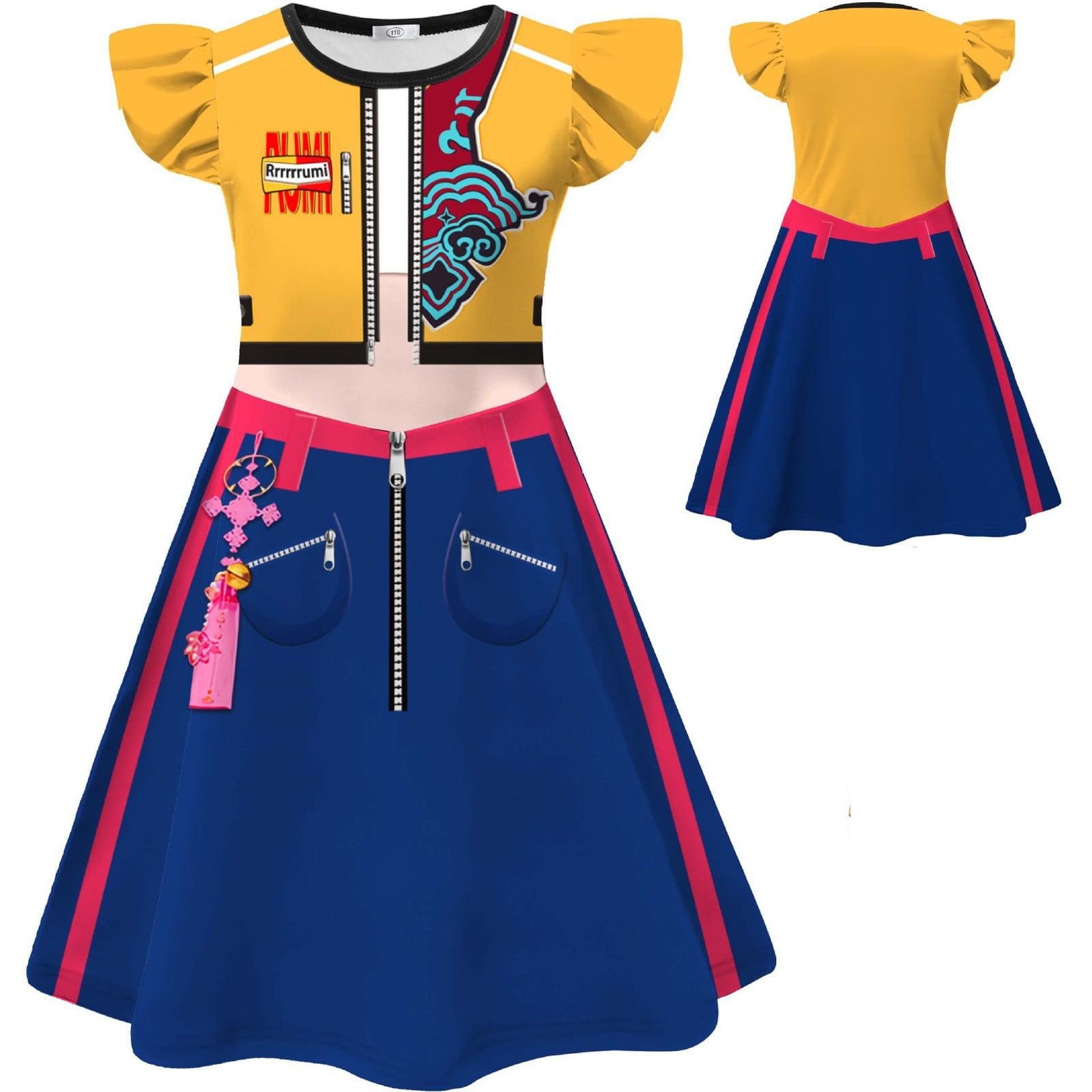 Kpop Demon Hunters Costume Dress - Black Outfit for Teens - Halloween ...