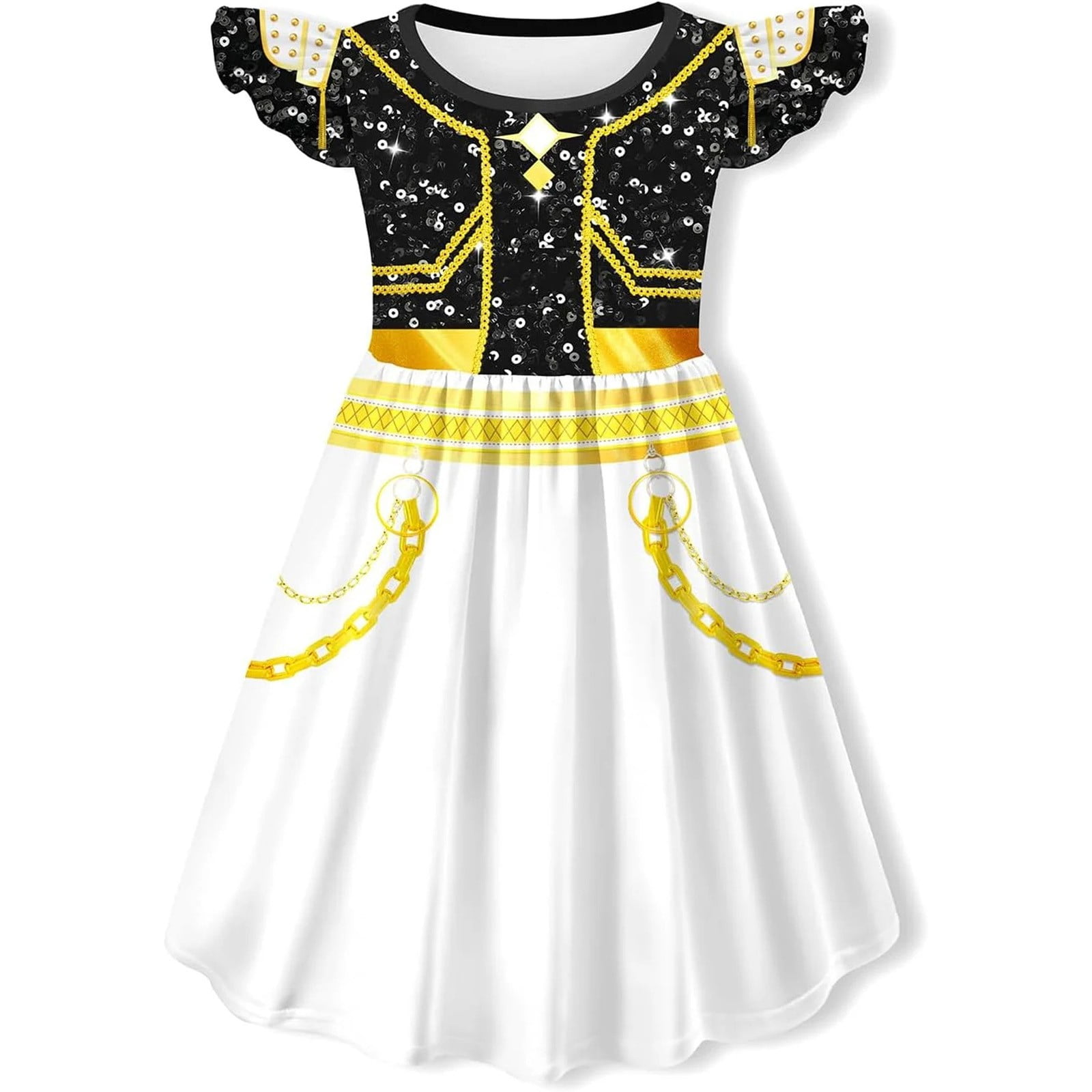 Kpop Demon Hunters Costume Dress - Black Perform Outfits for Teens ...