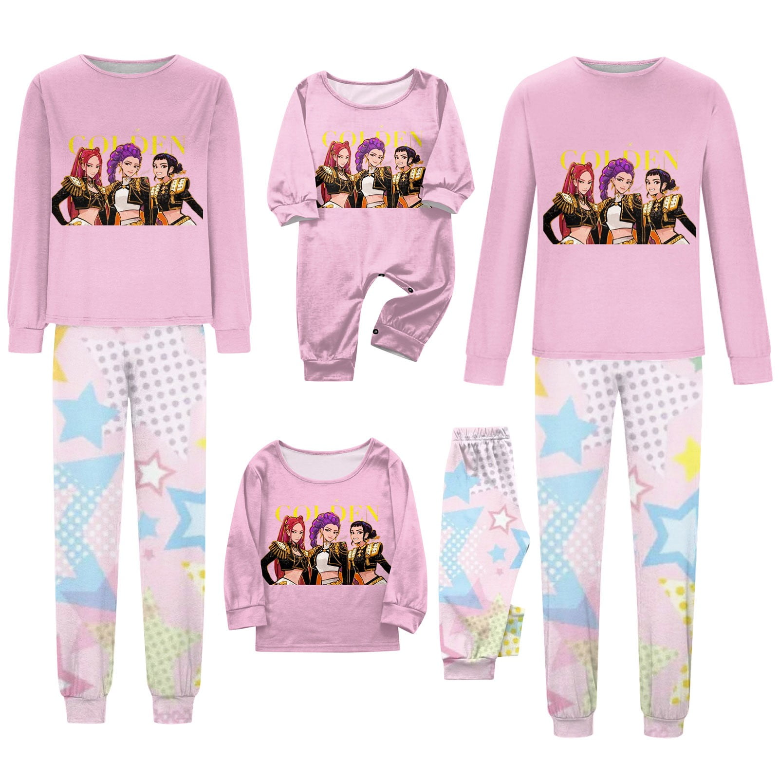 Kpop Demon Hunters Family Pajamas Matching Set, Kpop Demon Hunters ...