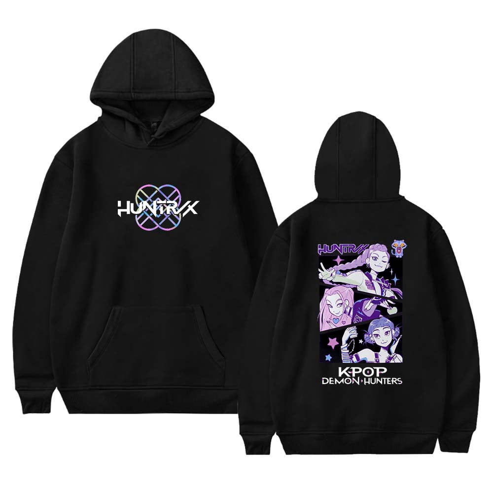 Kpop Demon Hunters Huntrix Merch Hoodies Women Men Casual Long Sleeve ...