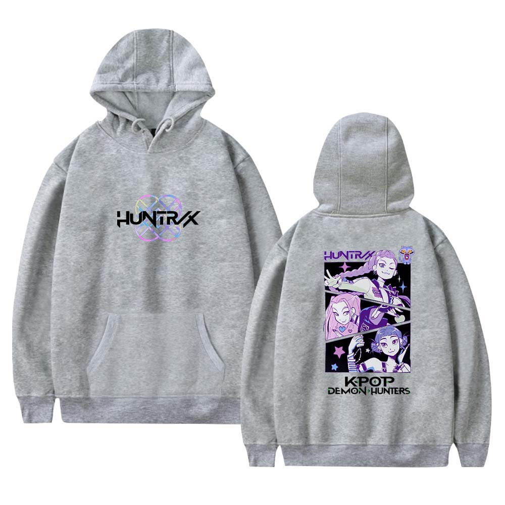 Kpop Demon Hunters Huntrix Merch Hoodies Women Men Casual Long Sleeve ...