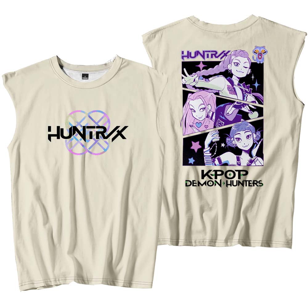 Kpop Demon Hunters Huntrix Merch Tank Tops Sleeveless T-Shirt port Vest ...