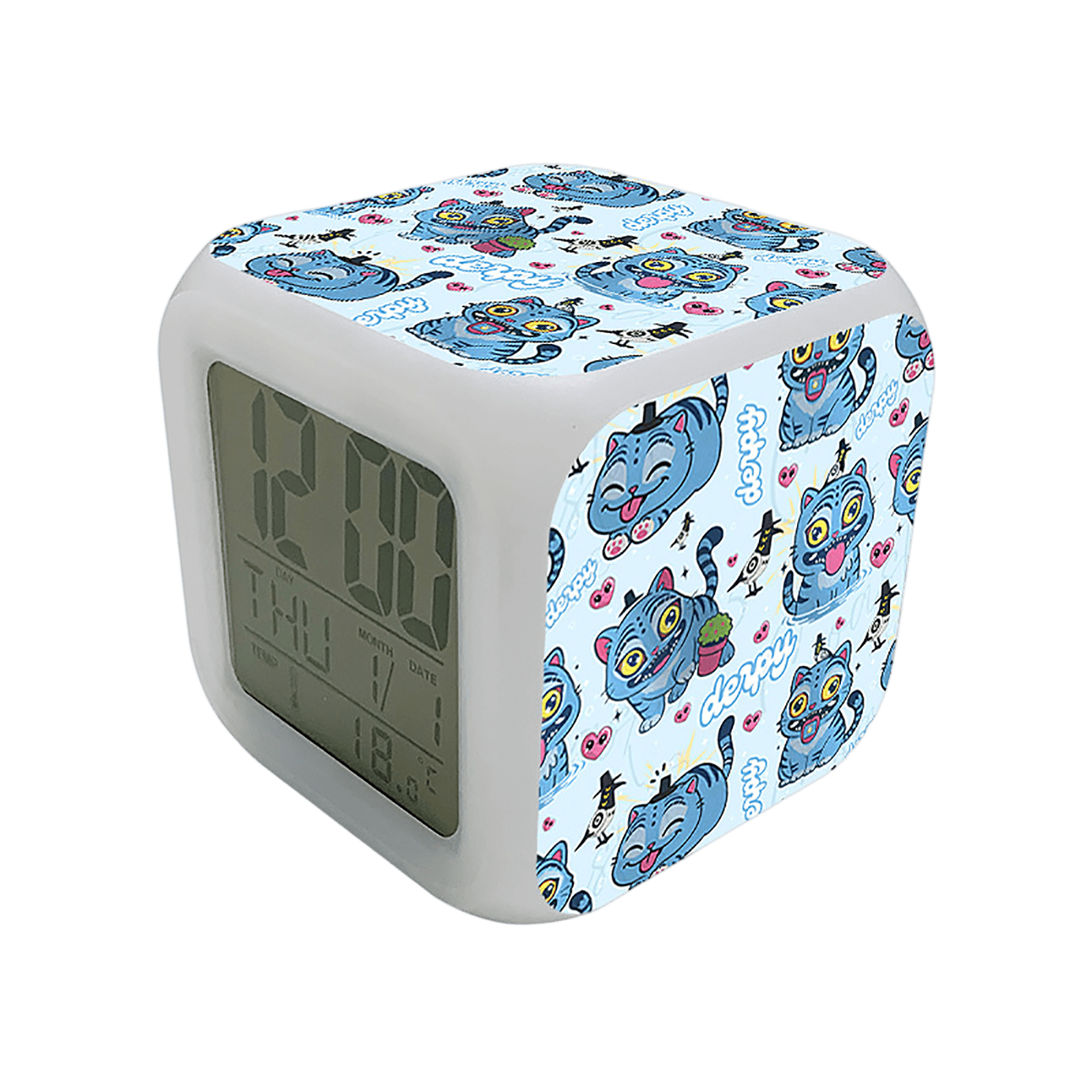Kpop Demon Hunters Kids Digital Alarm Clock with Night Light, Multi ...