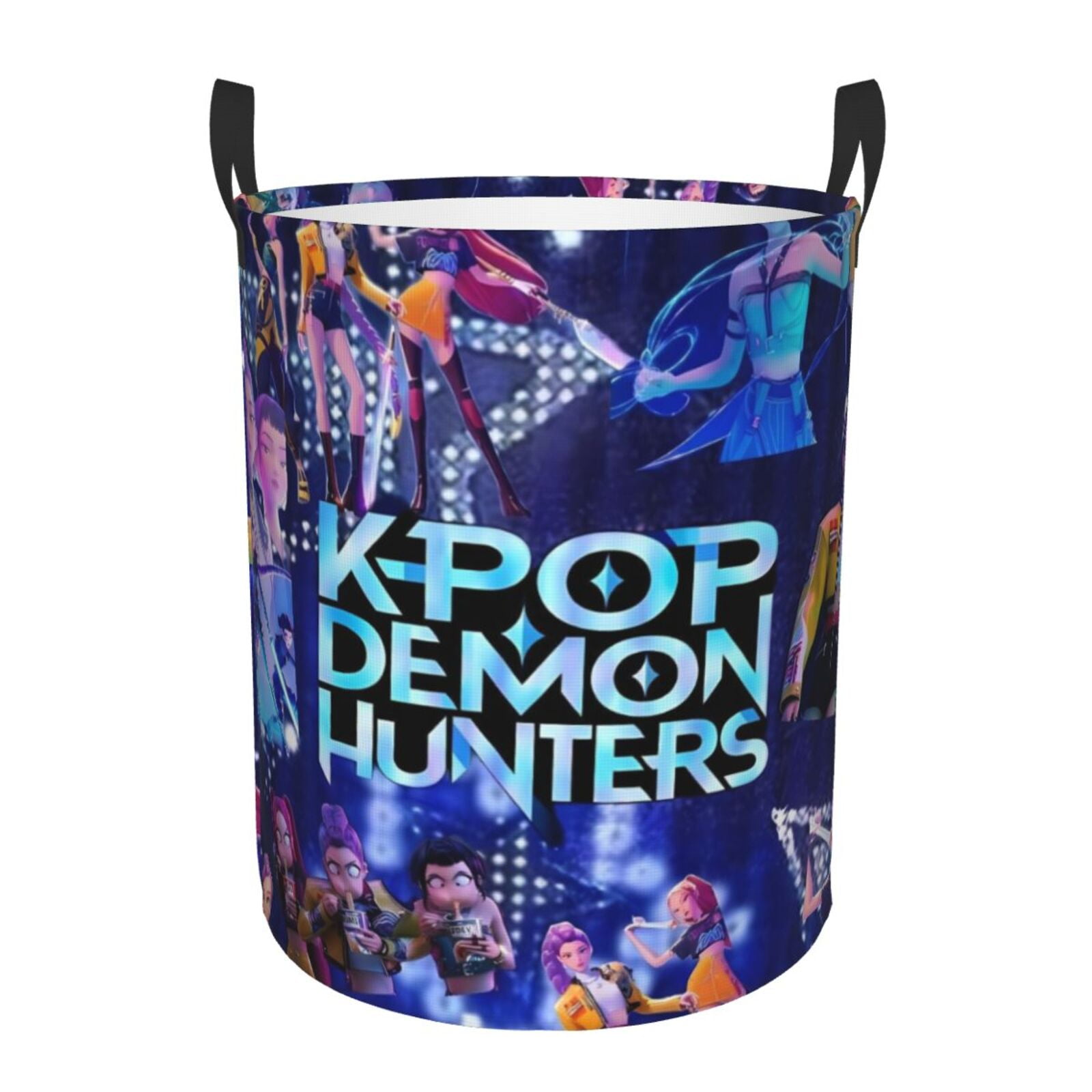 Kpop Demon Hunters Laundry Basket With Handles, Waterproof Toy Clothes ...