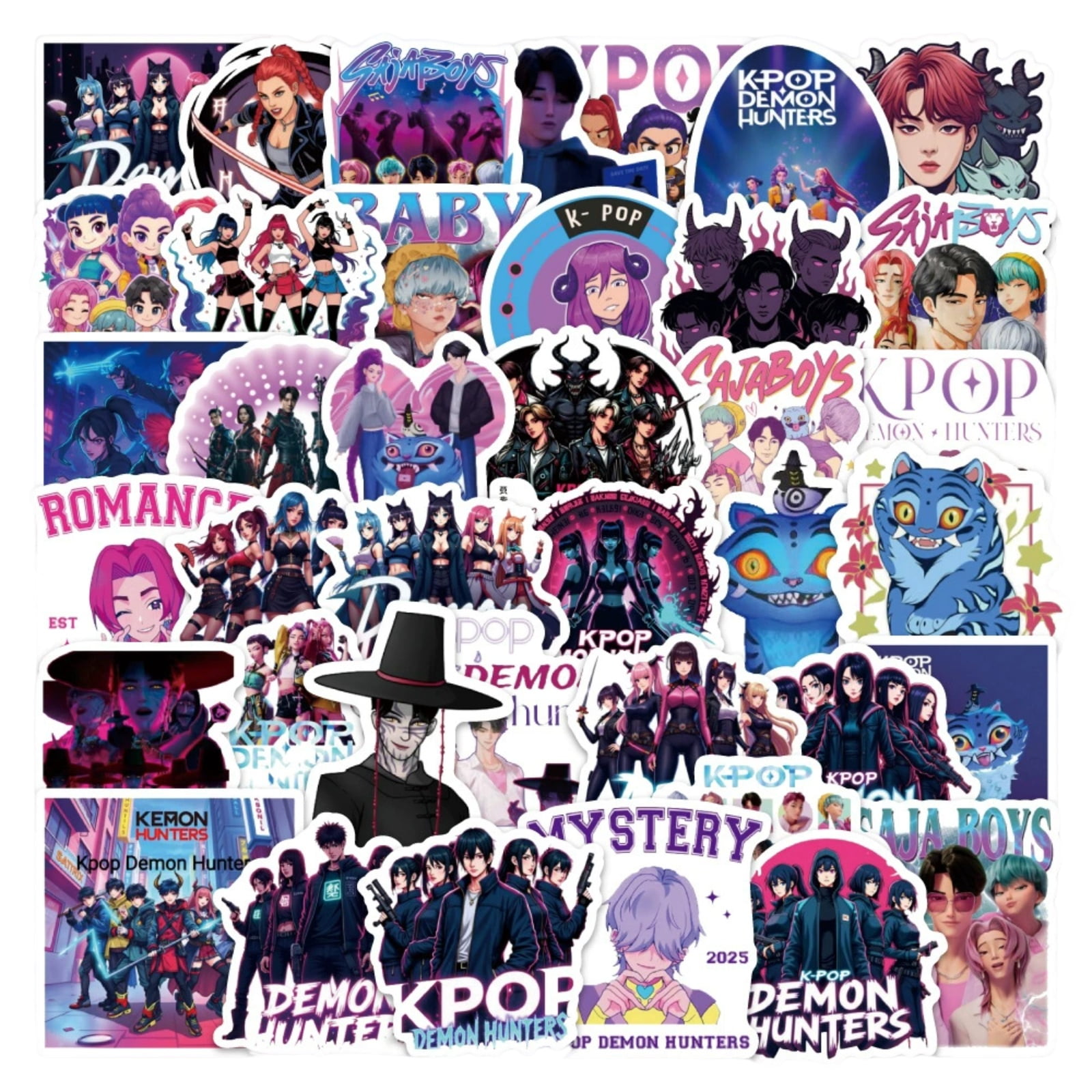 Kpop Demon Hunters Lomo Cards Photo Cards, Huntrix Holographics Cartoon Flash Cards for Kpop ...