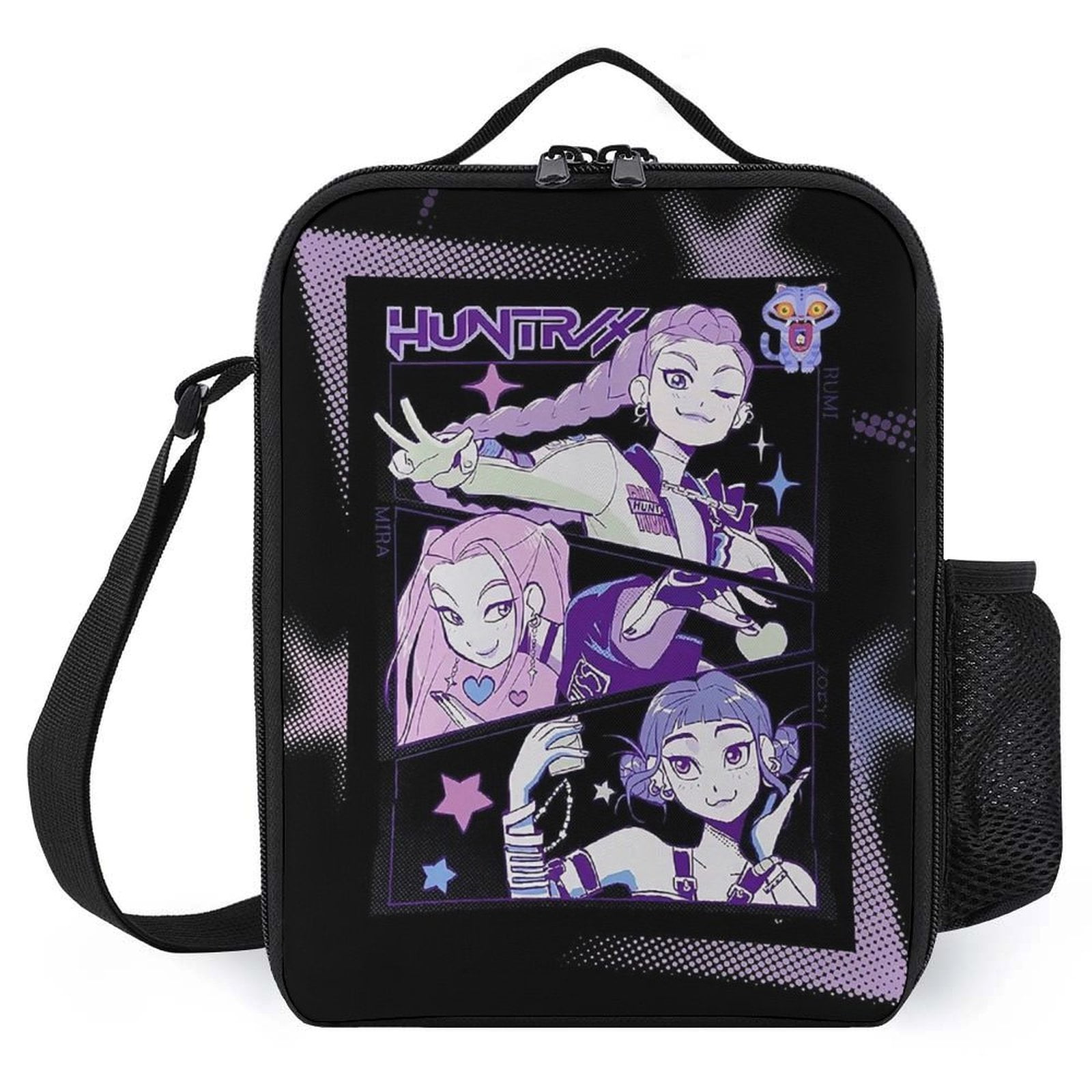 Kpop Demon Hunters Lunch Bag Insulated Crossbody Anime for Work Picnic ...
