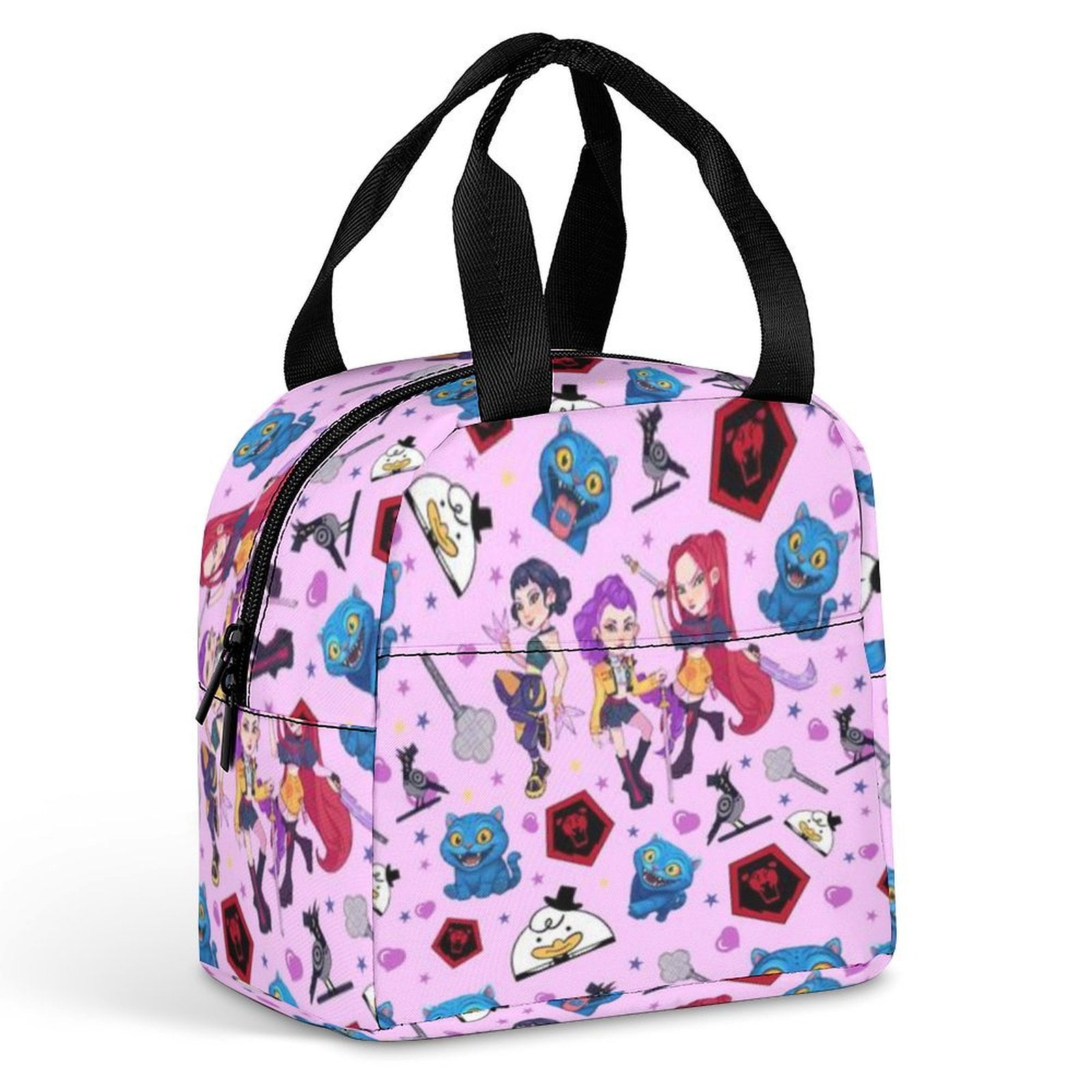Kpop Demon Hunters Lunch Box Lunch Bags Women Insulated Cooler Tote Bag ...
