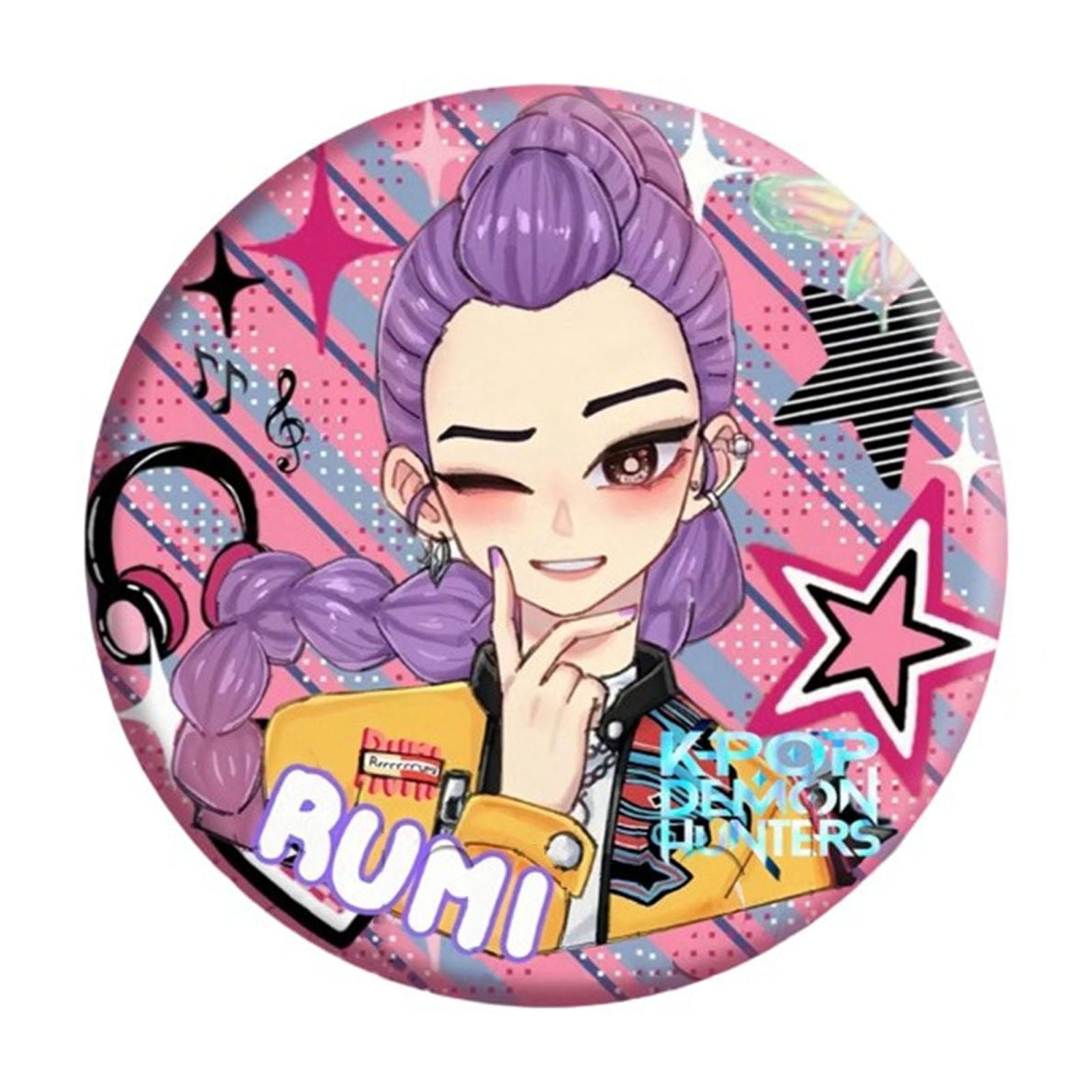 Kpop Demon Hunters Merch Pin Style Anime Character Metal Badges, Anime ...