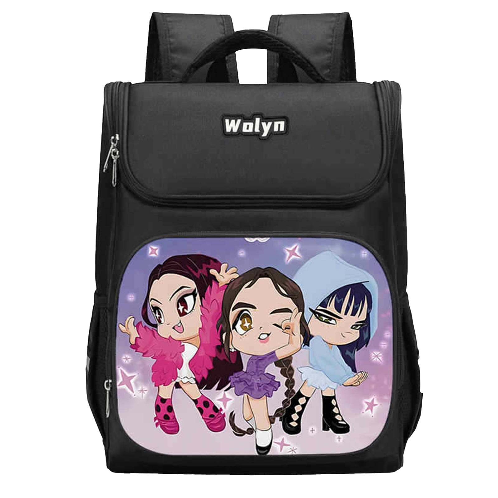 Kpop Demon Hunters Printed Backpack, High Definition Printed Large ...