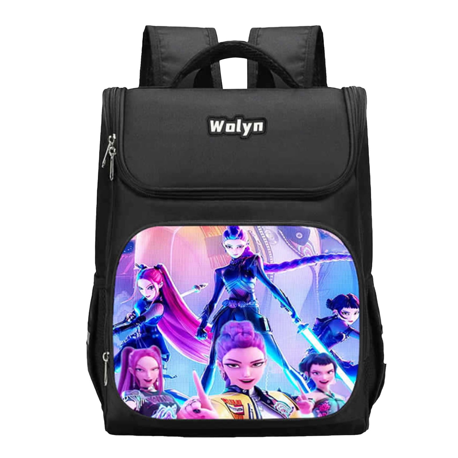 Kpop Demon Hunters Printed Backpack, High Definition Printed Large ...