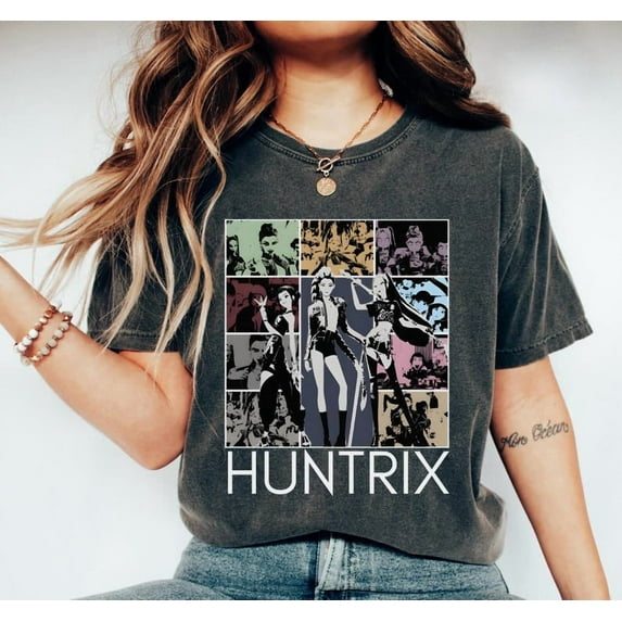 Kpop Demon Hunters Shirt, Huntrix Girl Band Shirt, Kpop Idol Group ...