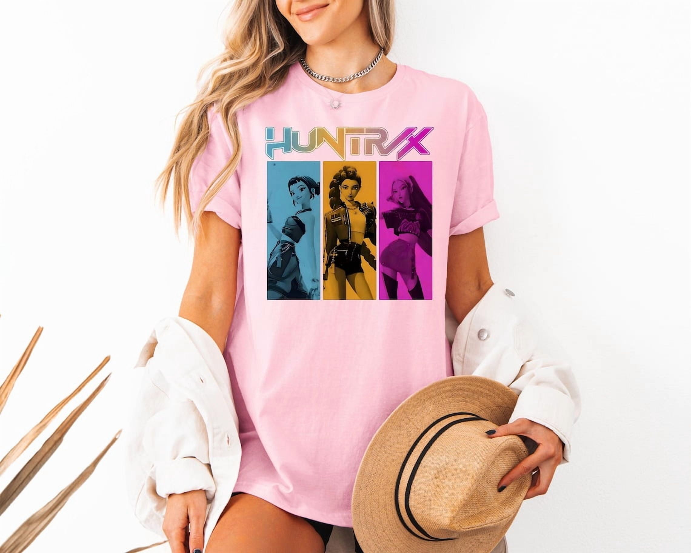 Kpop Demon Hunters Shirt, Huntrix Girl TShirt, Kpop idol group Shirt ...