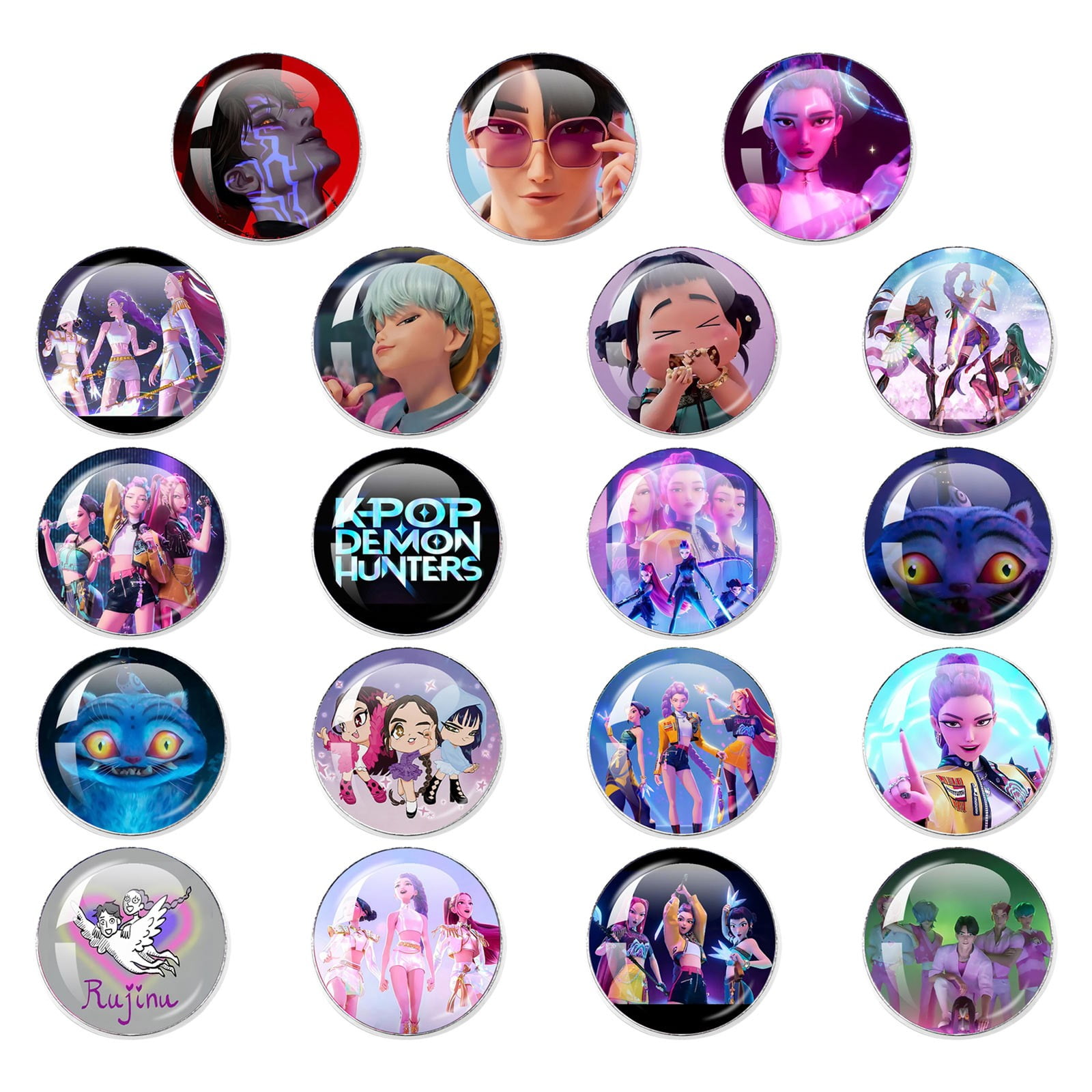 Kpop Demon Hunters Stuff, 1" Kpop Demon Hunters Badge, Kpop Demon ...