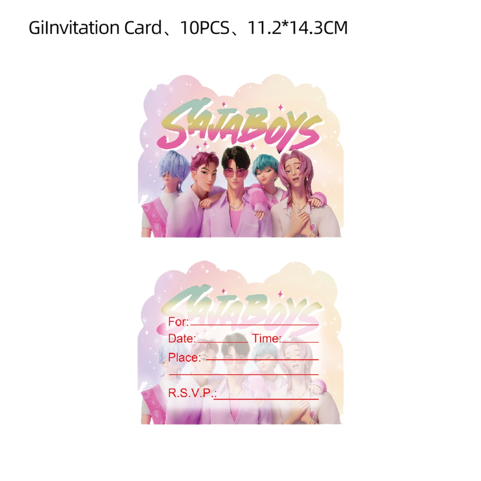 Kpop Demon Hunters Themed Birthday Party Supplies 28-Piece All-In-One ...