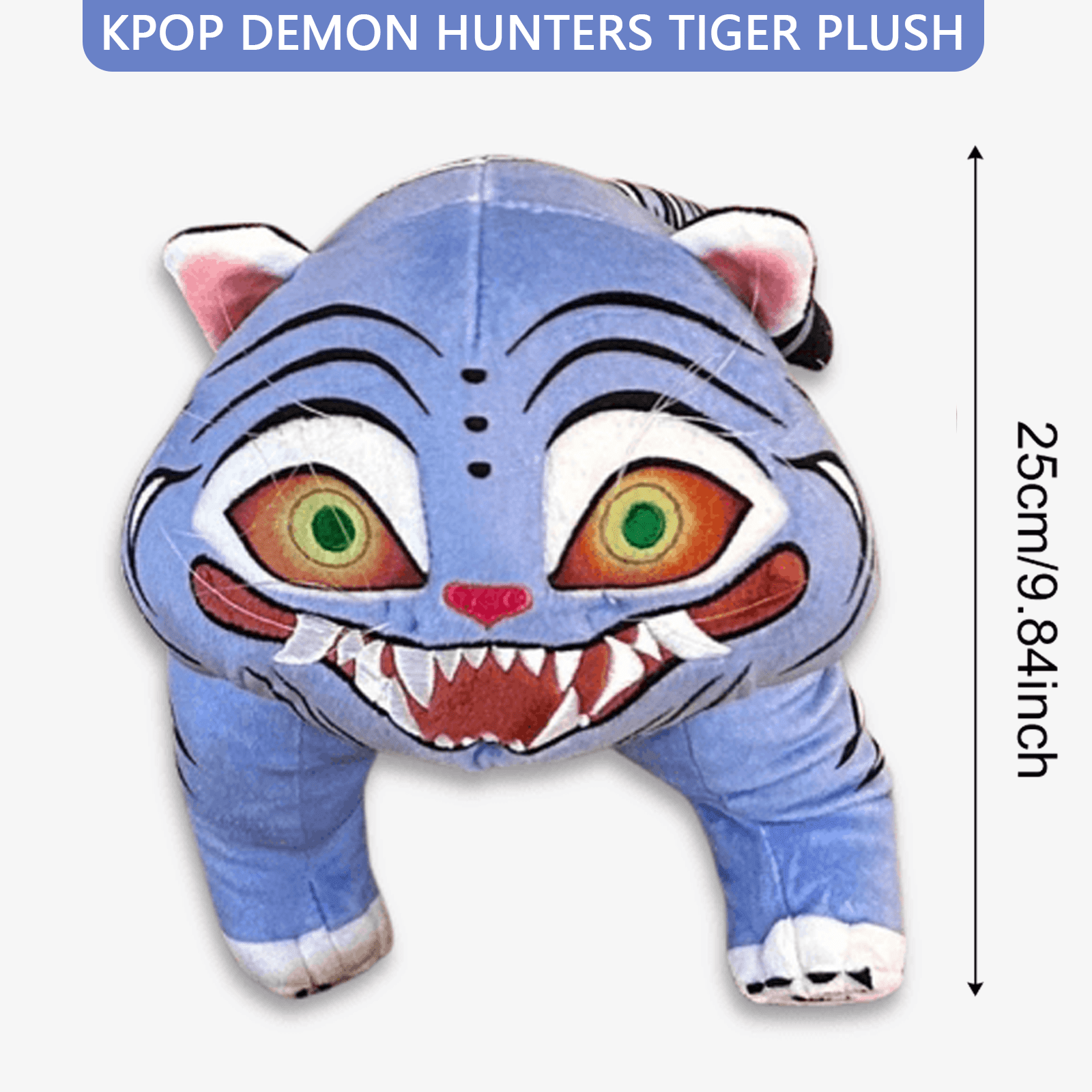Demon Hunter K-POP s Plush, Blue Tiger Demon Plush Inspired By K-POP ...