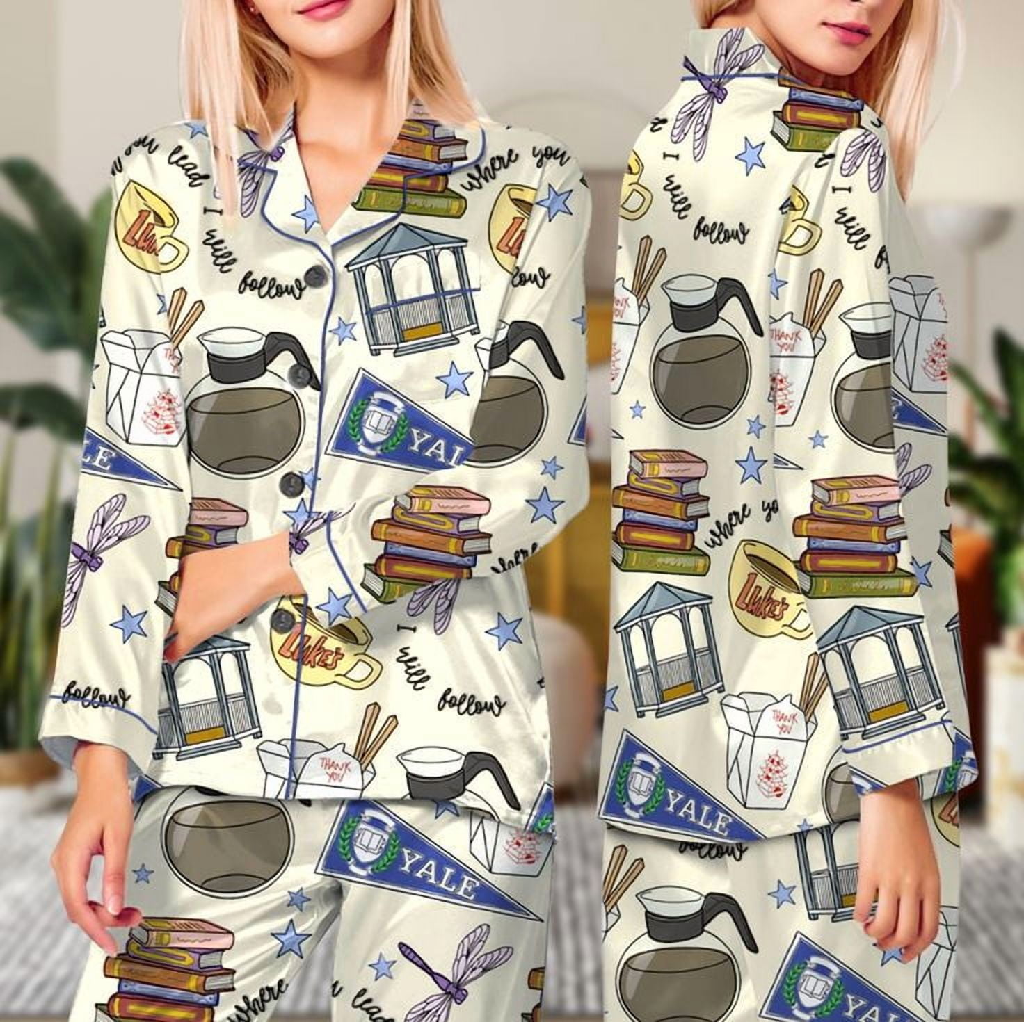 Kpop Demon Hunters Tiger Satin Pajama Set, Derpy the Tiger & Bird ...