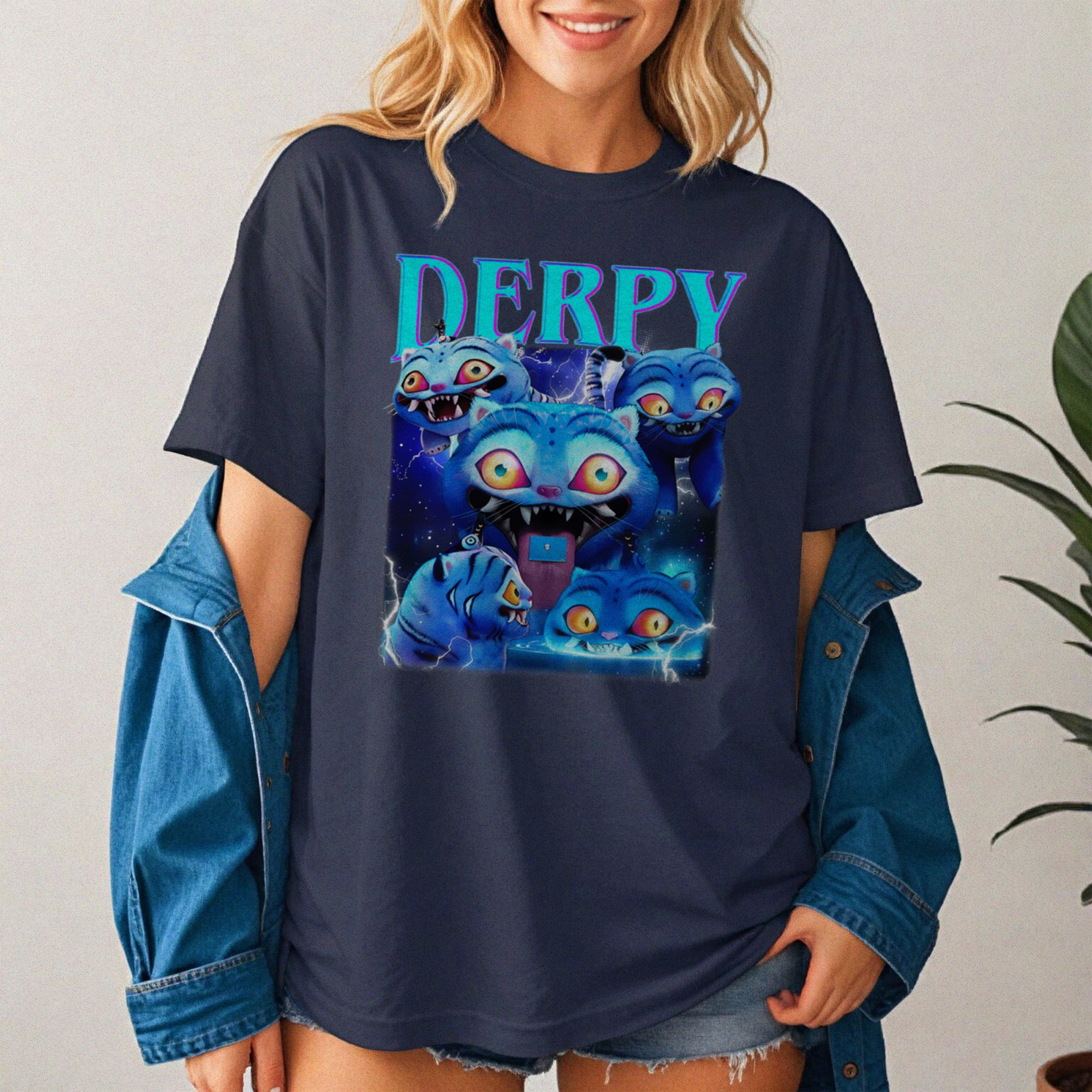 Kpop Demon Hunters Tiger Shirt – Derpy the Tiger and Bird Demon Hunter ...