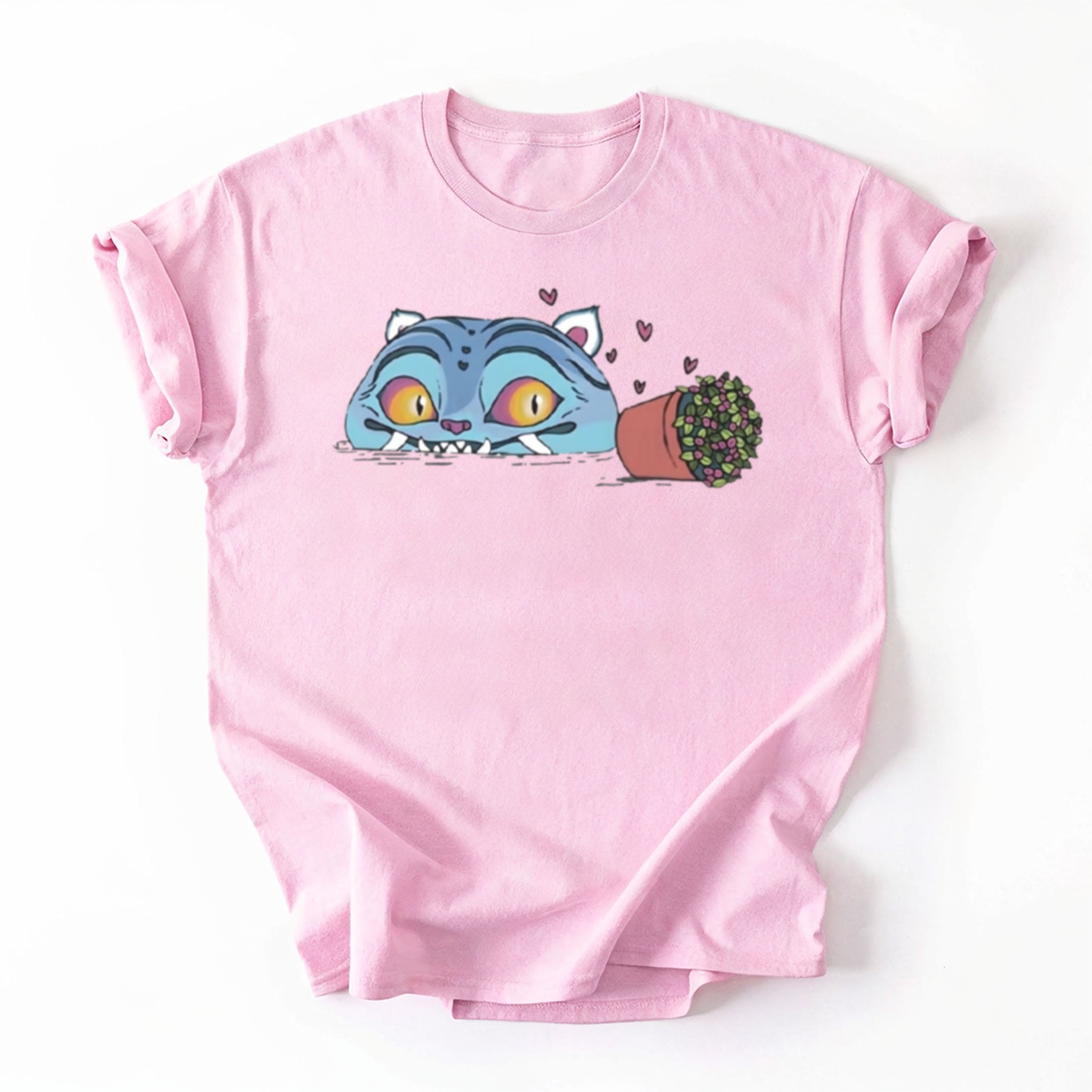 Kpop Demon Hunters Tiger T-Shirt, Derpy the Tiger And Bird Demon Hunter ...