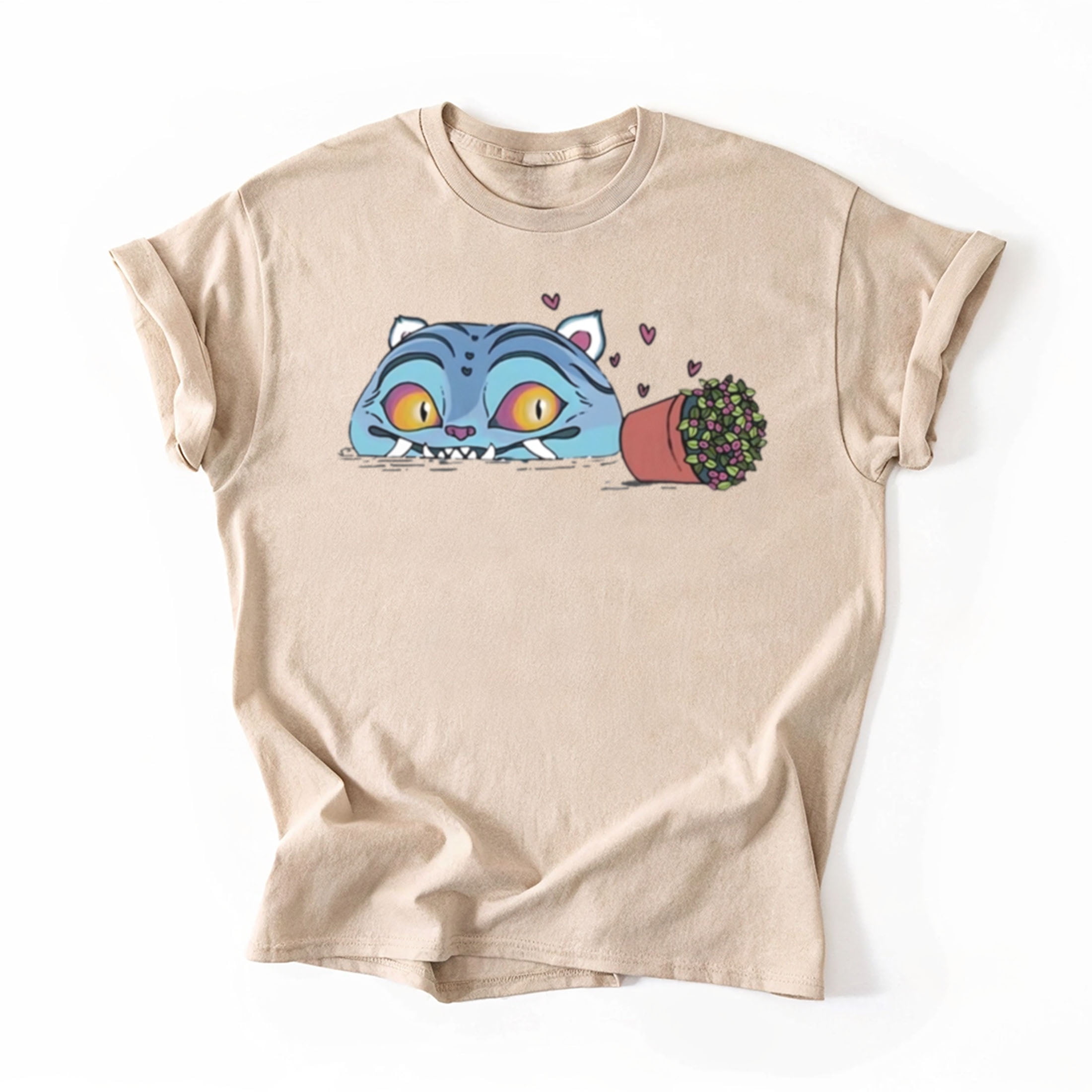 Kpop Demon Hunters Tiger T-Shirt, Derpy the Tiger And Bird Demon Hunter ...