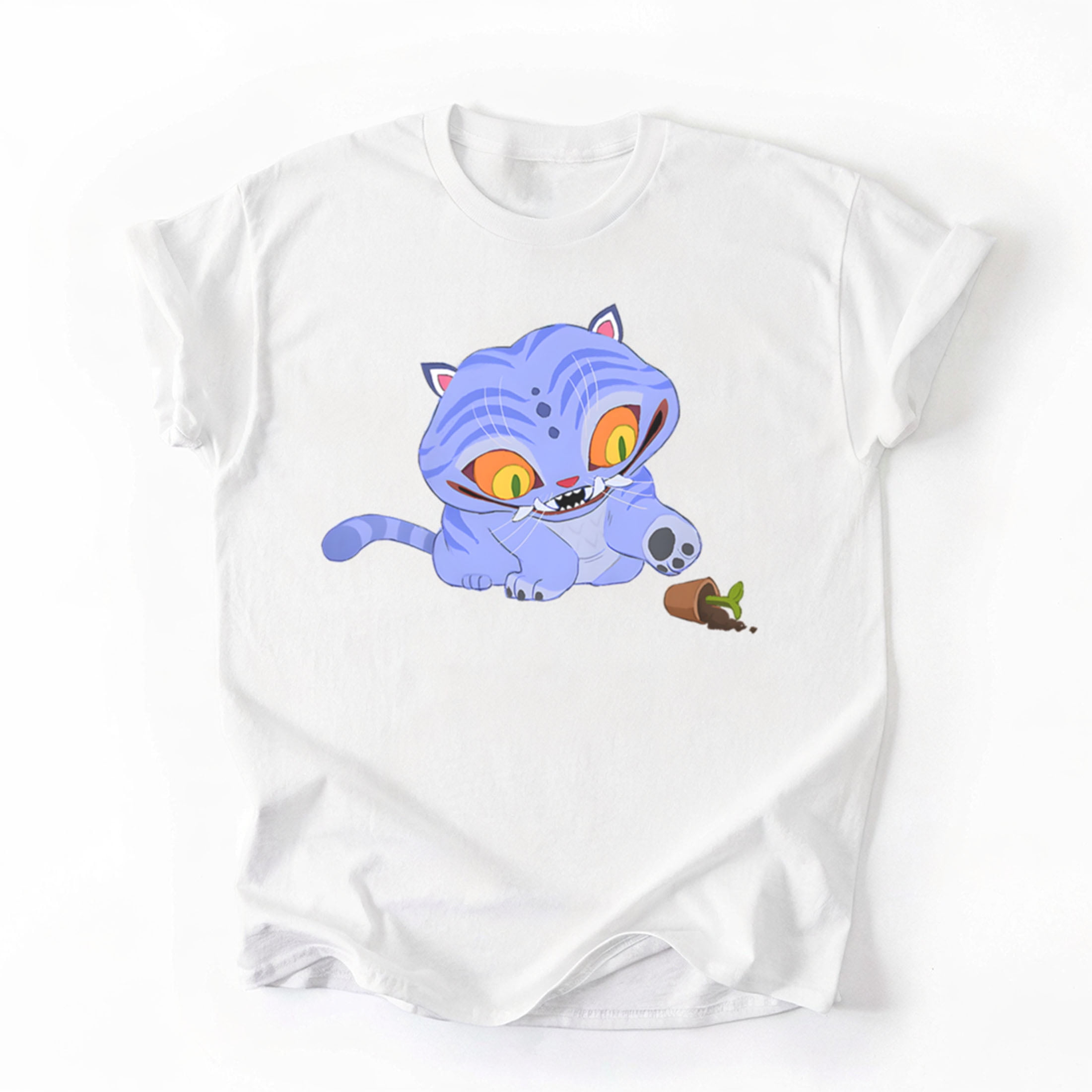 Kpop Demon Hunters Tiger T-Shirt, Derpy the Tiger And Bird Demon Hunter ...