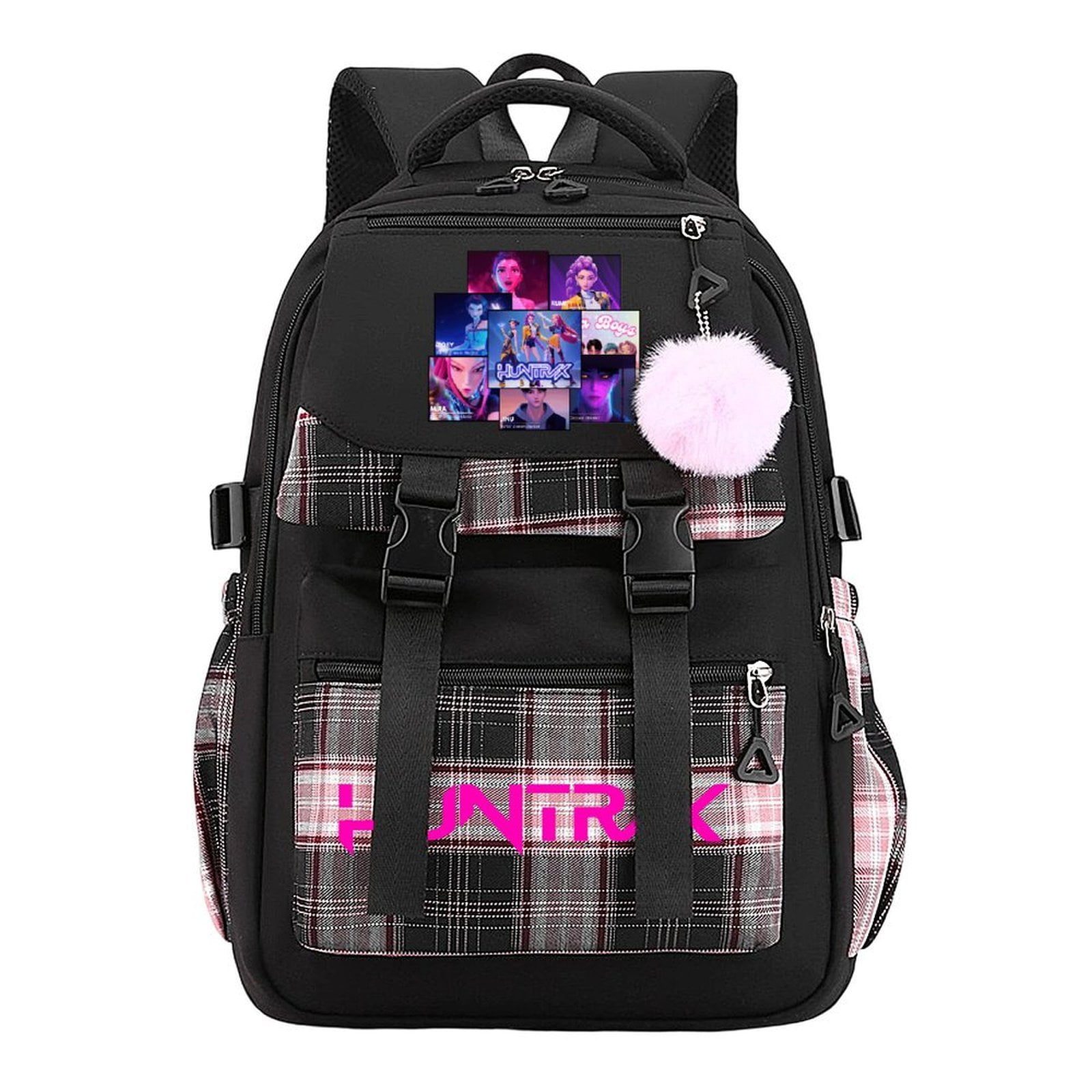 Kpop Demon Hunters Travel Laptop Backpack 18 Inch Cute Anime School ...