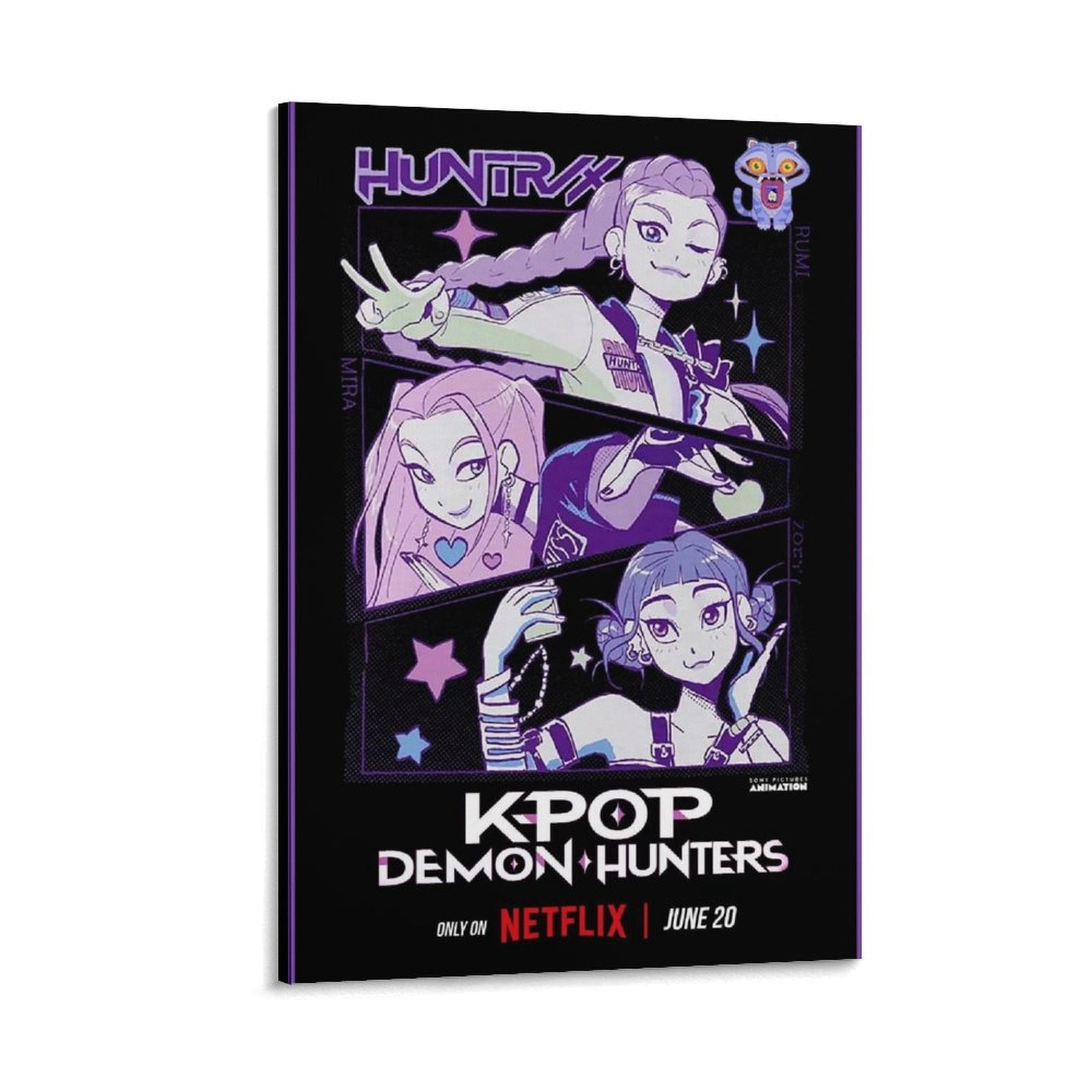 Kpop Demon Hunters - Vintage Blockbuster Movie Poster (11) Art Poster ...