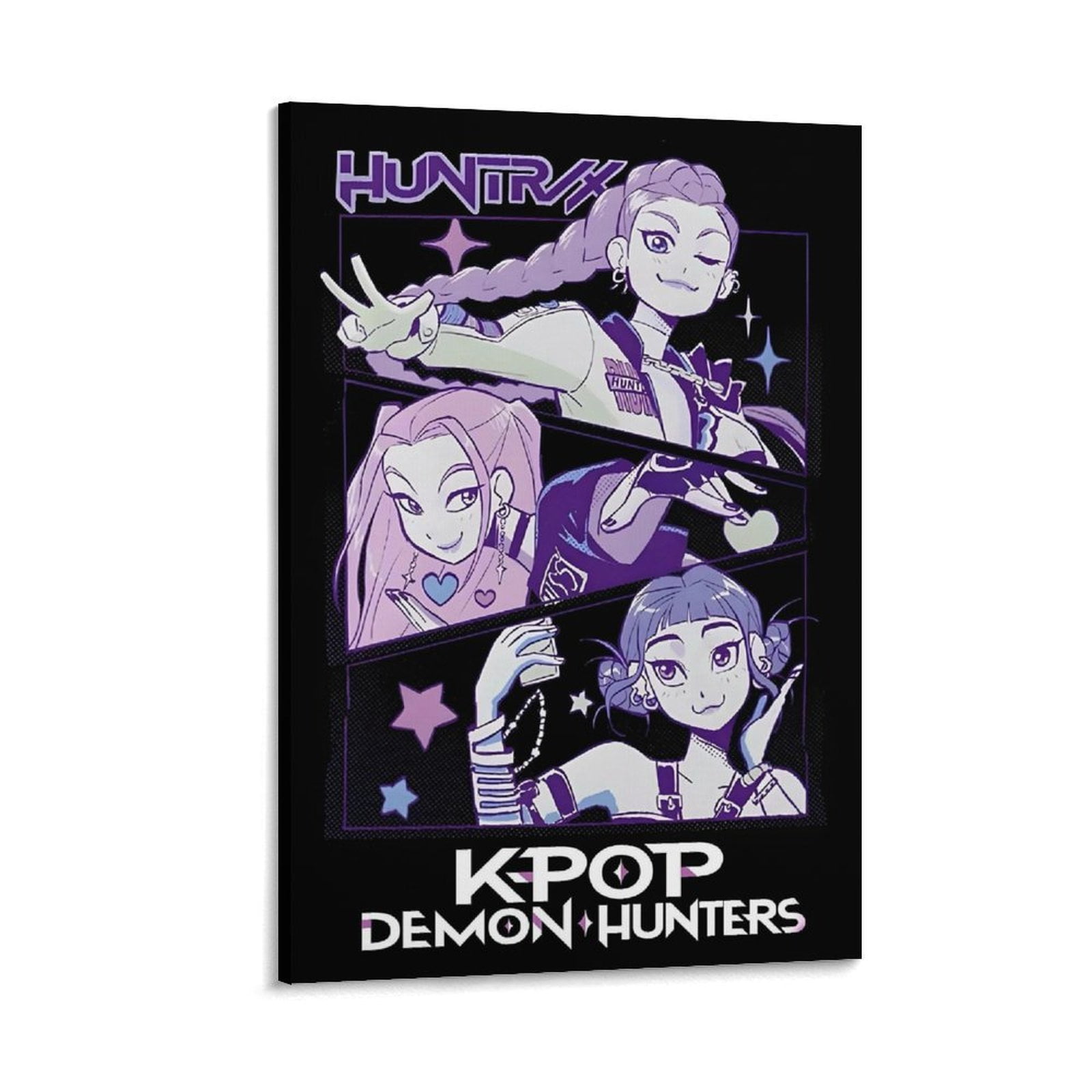 Kpop Demon Hunters - Vintage Blockbuster Movie Poster (3) Room ...