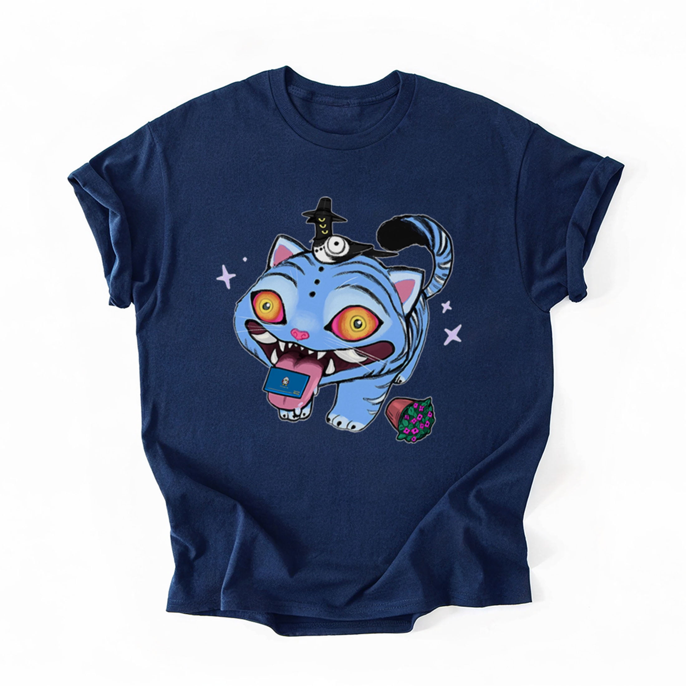 Kpop Demon Movie Derpy Tiger Shirt, Derpy the Tiger And Bird Demon ...