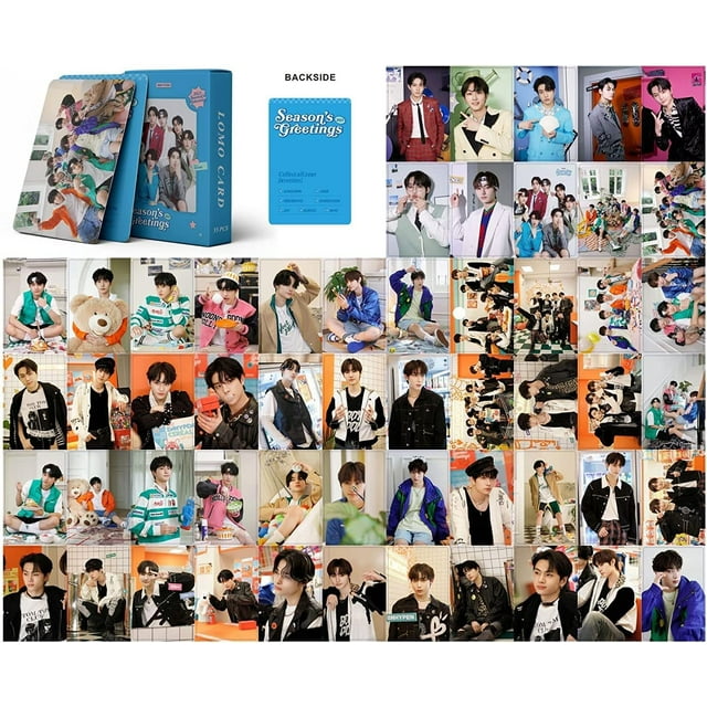 Kpop ENHYPEN 55pcs ENHYPEN Lomo Cards ENHYPEN 2023 Season's Greetings Album Lomo Cards Enhypen ...