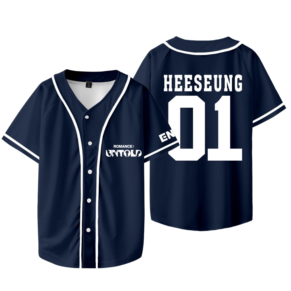 Kpop ENHYPEN Heeseung Baseball Jacket Tee Walk The Line World Tour ...