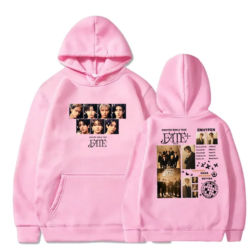 Kpop ENHYPEN Merch Hoodie Fate World Tour Hoodie Unisex Fashion Trend ...