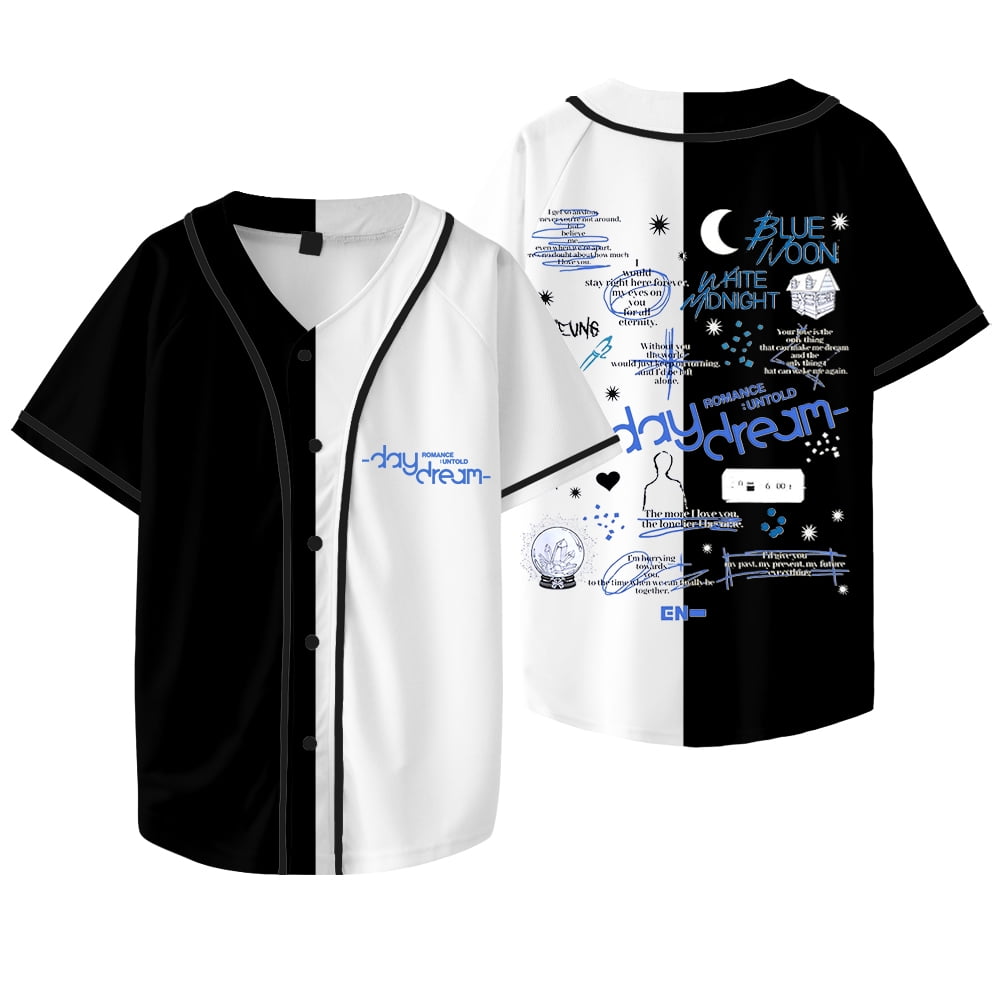 Kpop ENHYPEN Romance Untold Daydream Merch Baseball Jacket Tee Cosplay ...