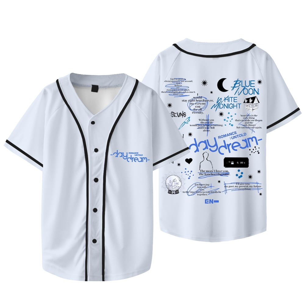 Kpop ENHYPEN Romance Untold Daydream Merch Baseball Jacket Tee Cosplay ...