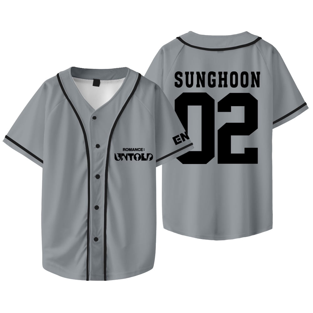 Kpop ENHYPEN Sunghoon Baseball Jacket Tee Walk The Line World Tour ...
